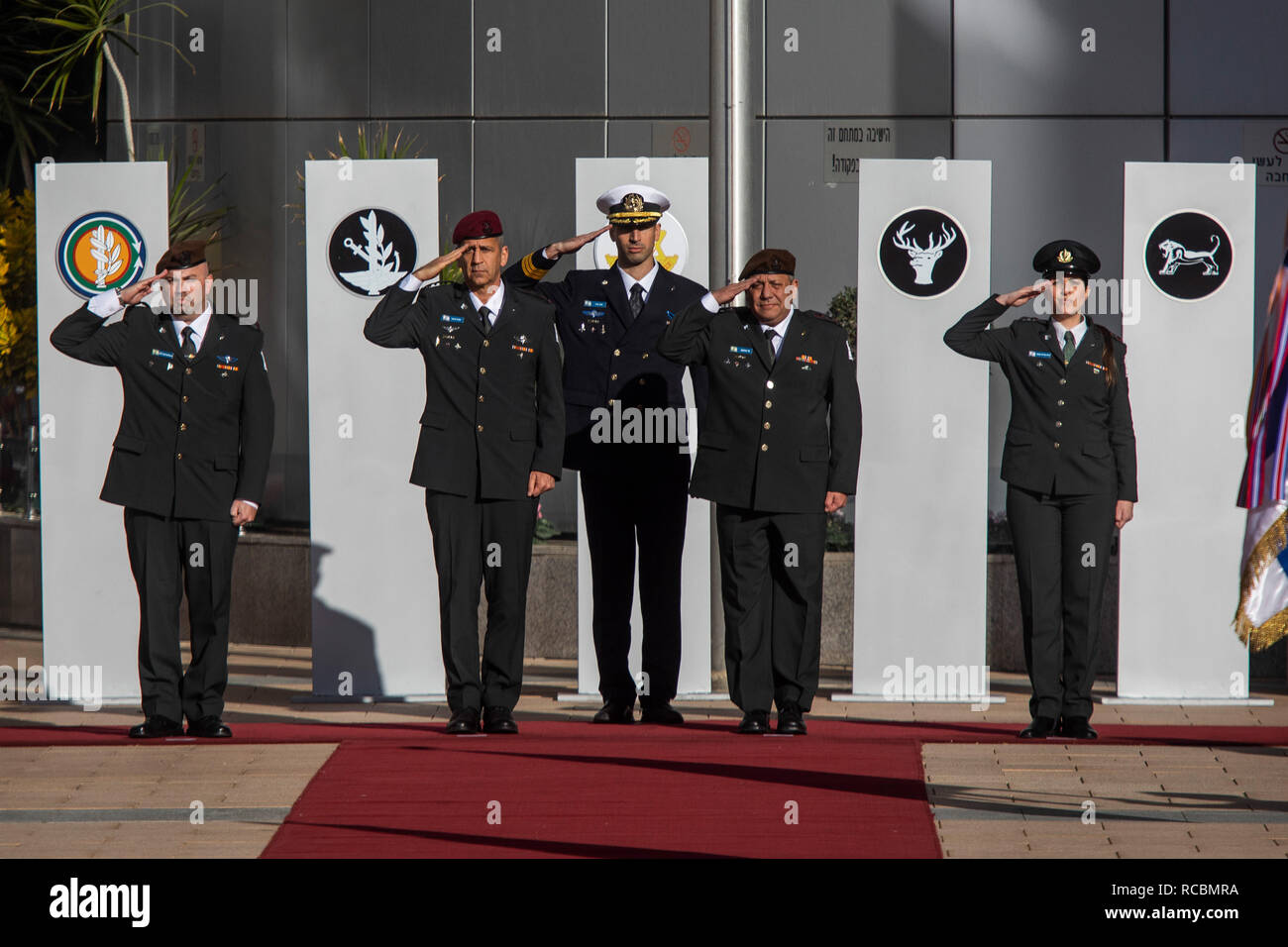 Tel Aviv, Israel. 15th Jan, 2019. New Chief of General Staff of the ...