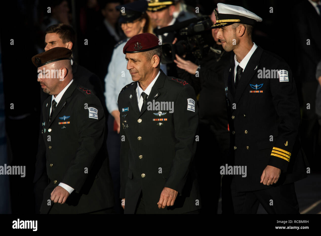 Tel Aviv, Israel. 15th Jan, 2019. New Chief of General Staff of the ...
