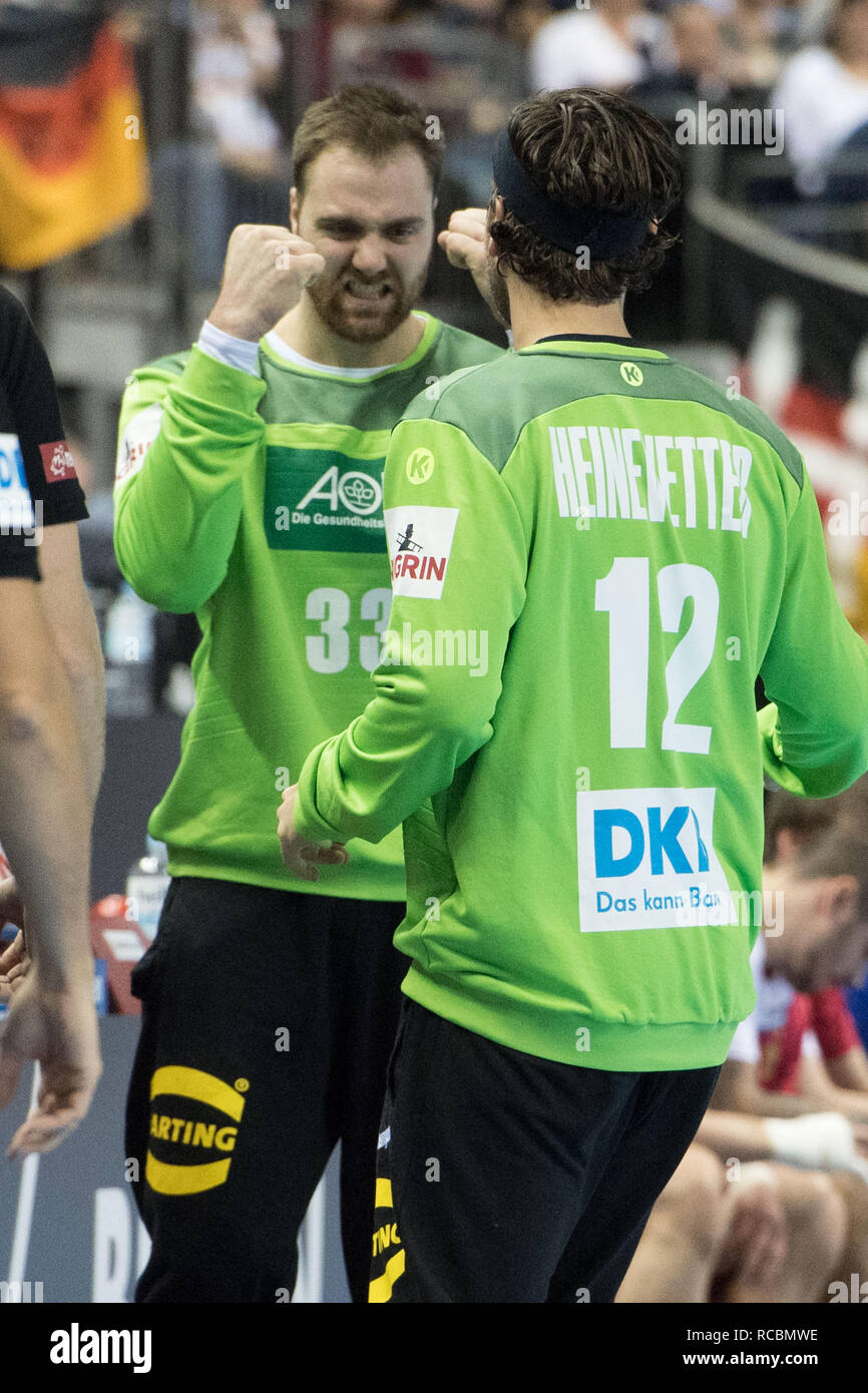 German national handball team celebrates hi-res stock photography and ...