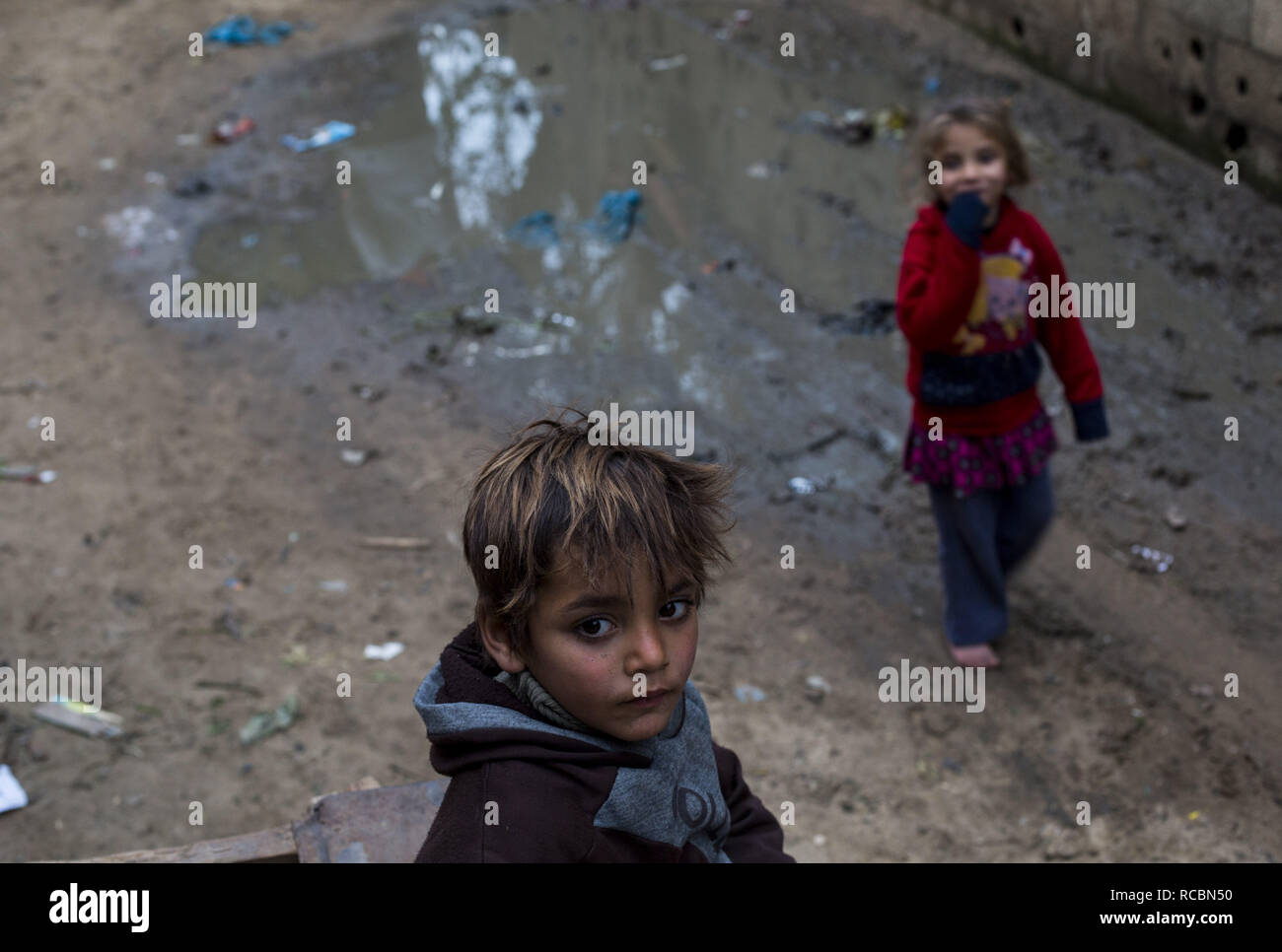 Gaza City, The Gaza Strip, Palestine. 14th Jan, 2019. Palestinian ...