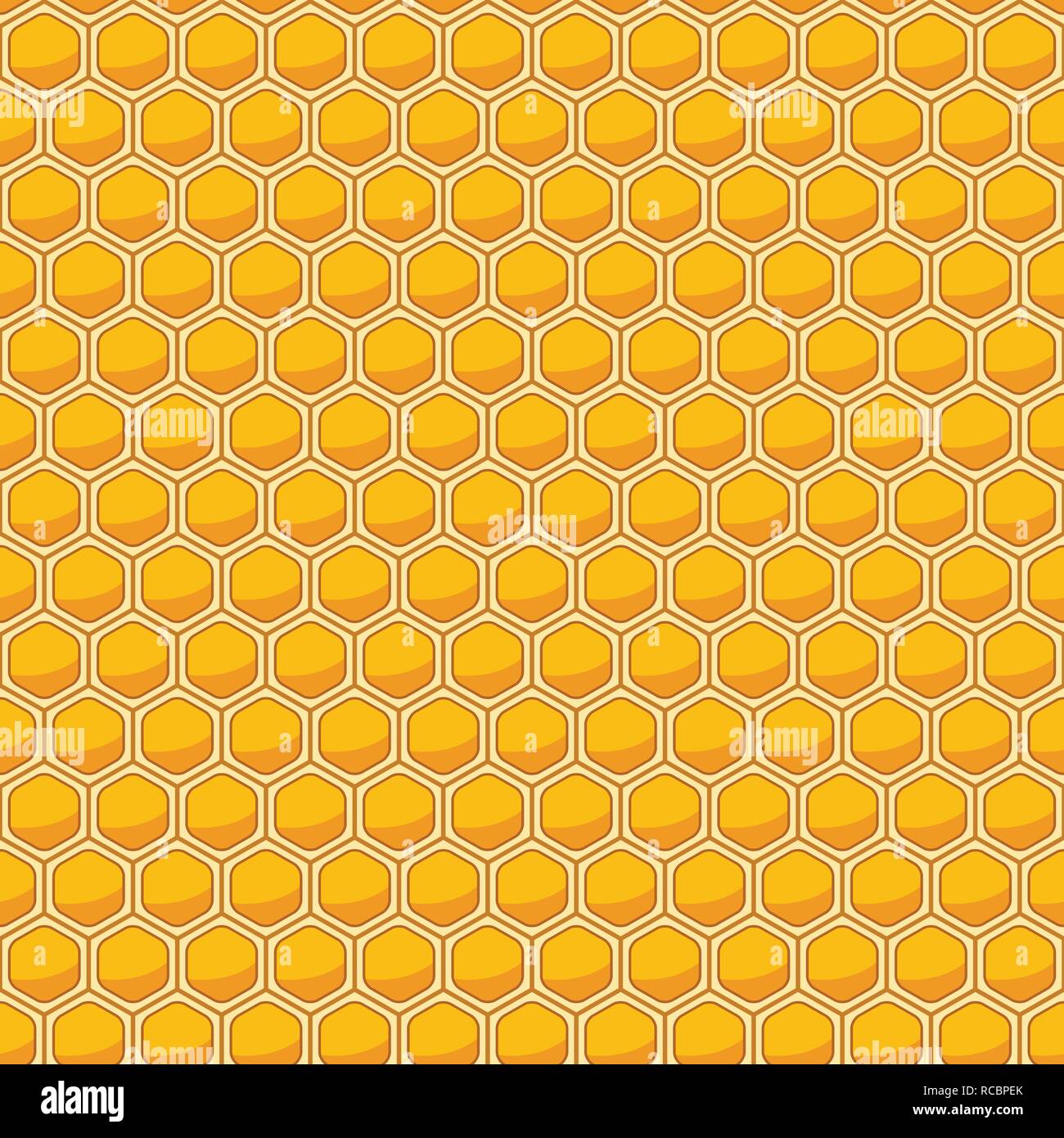 Honeycomb seamless pattern for your design. Honeycomb with reflection ...