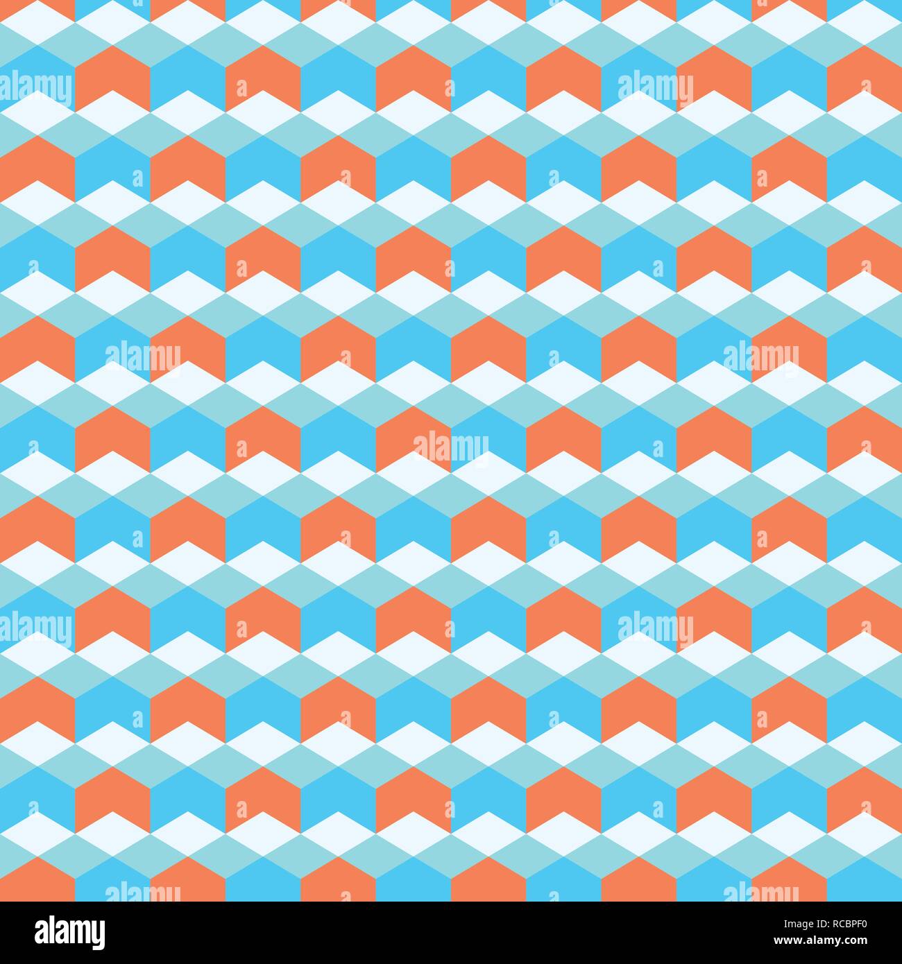 Abstract seamless pattern. Repeating geometric shapes. Vector colorful ...