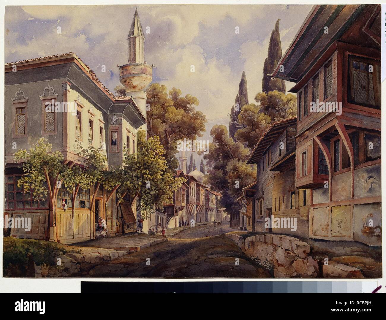 A street in Constantinople. Museum: State A. Pushkin Museum of Fine ...