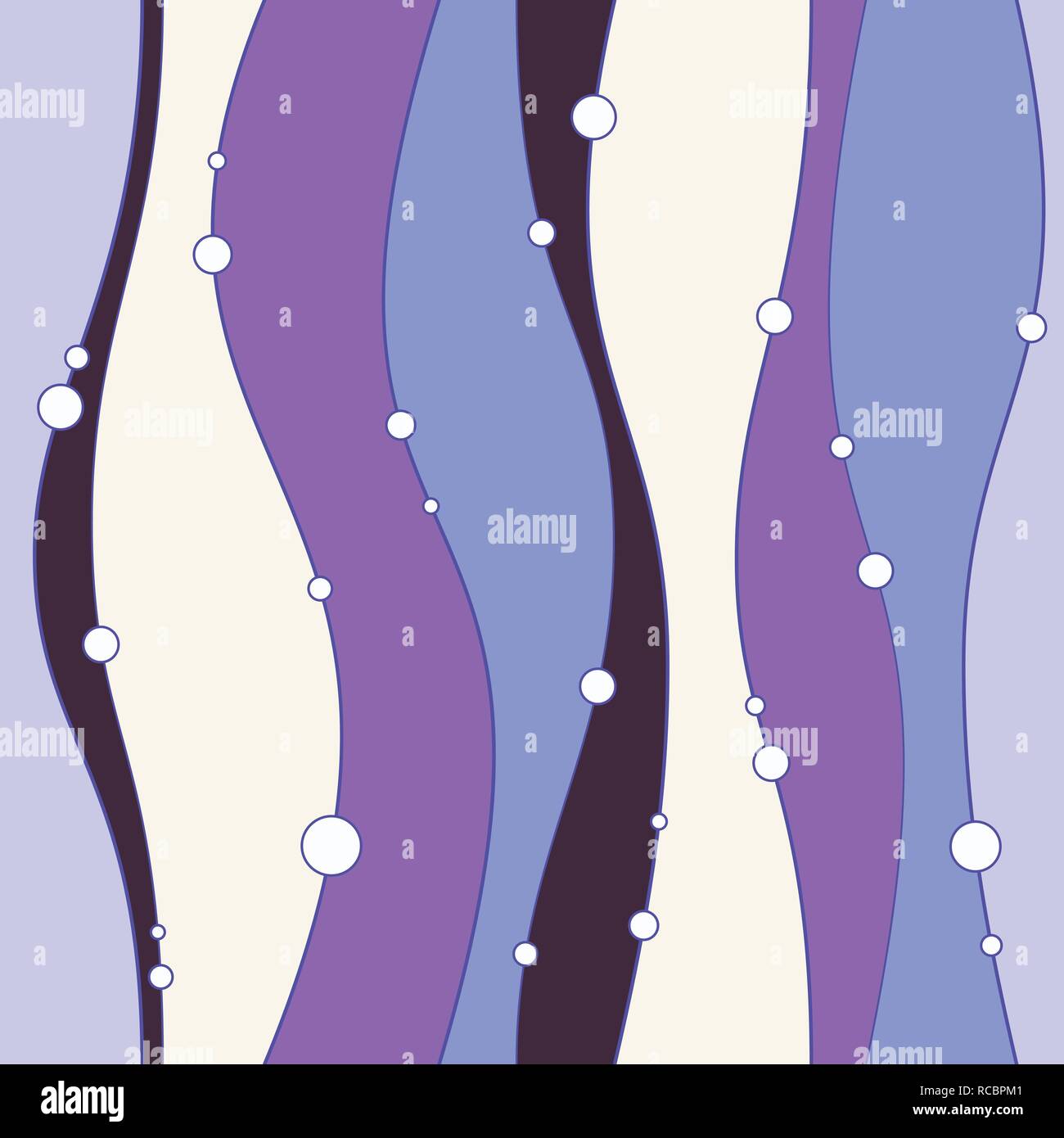 Seamless color pattern with smooth lines and circles. Stylish texture ...