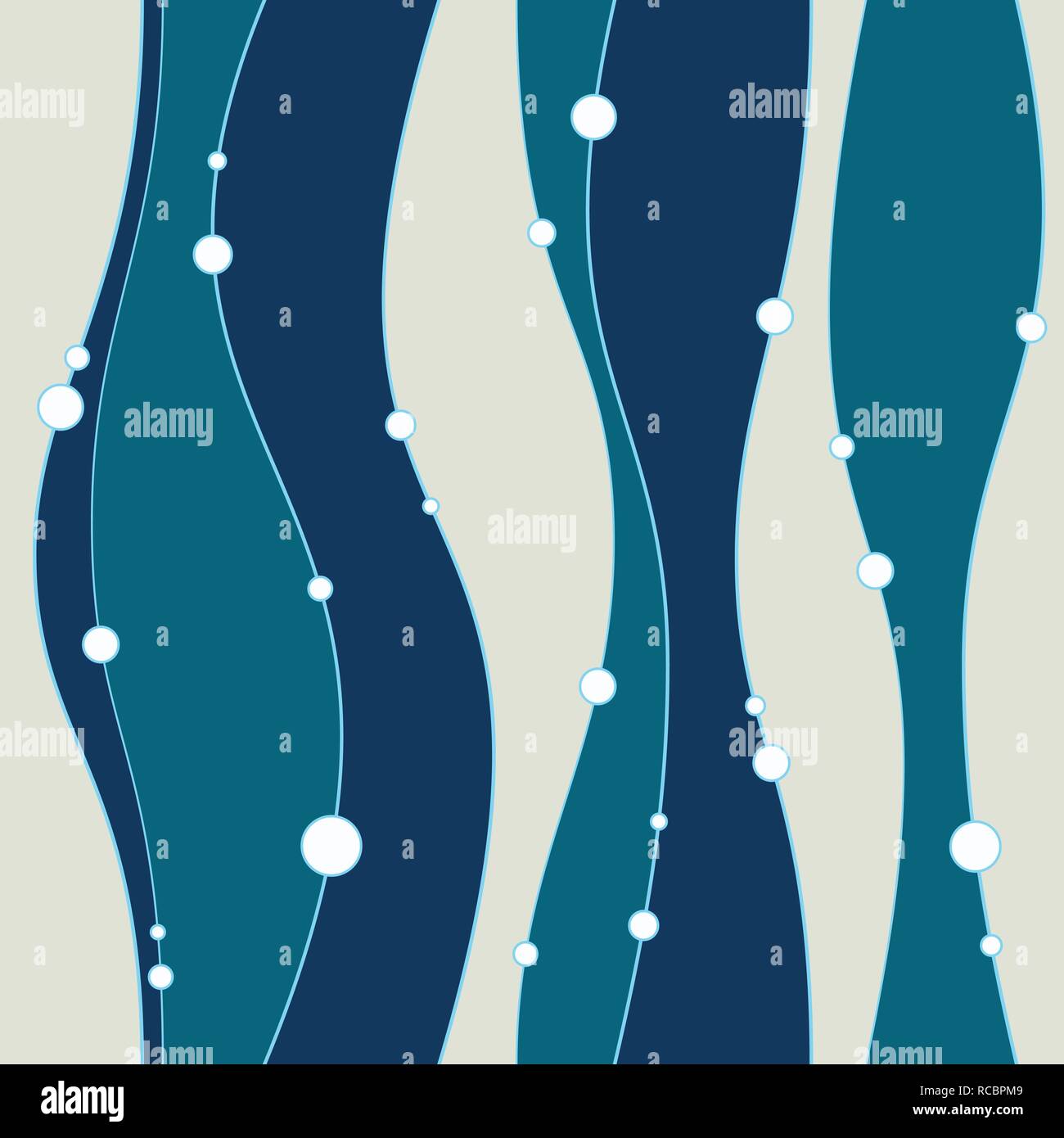 Seamless color pattern with smooth lines and circles. Stylish texture ...