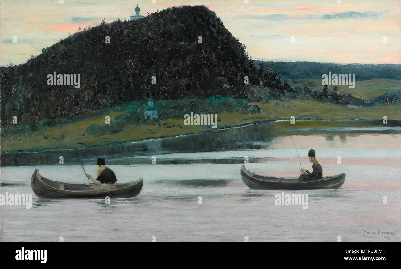 Silence. Museum: State Tretyakov Gallery, Moscow. Author: Nesterov ...