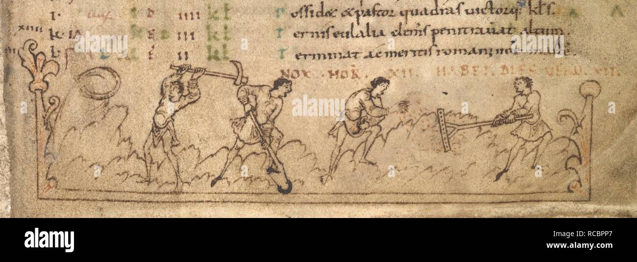 Anglo saxon calendar hi-res stock photography and images - Alamy