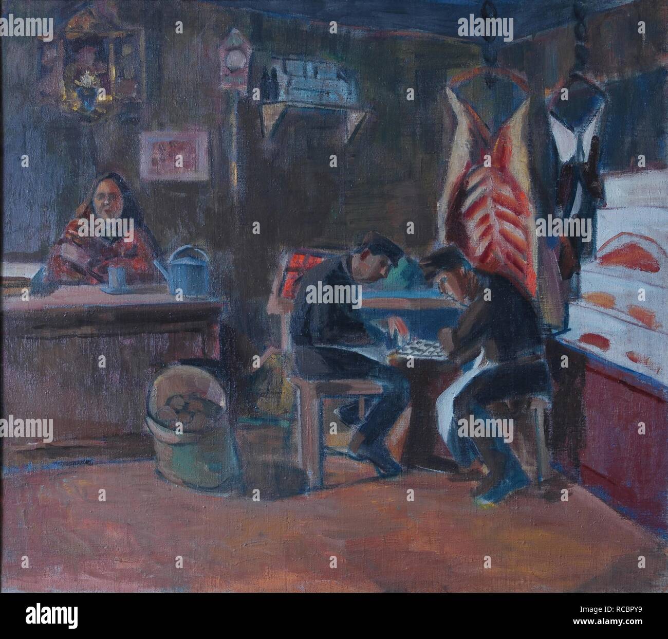 A butcher shop. Museum: State Museum of Architecture, History and Art ...