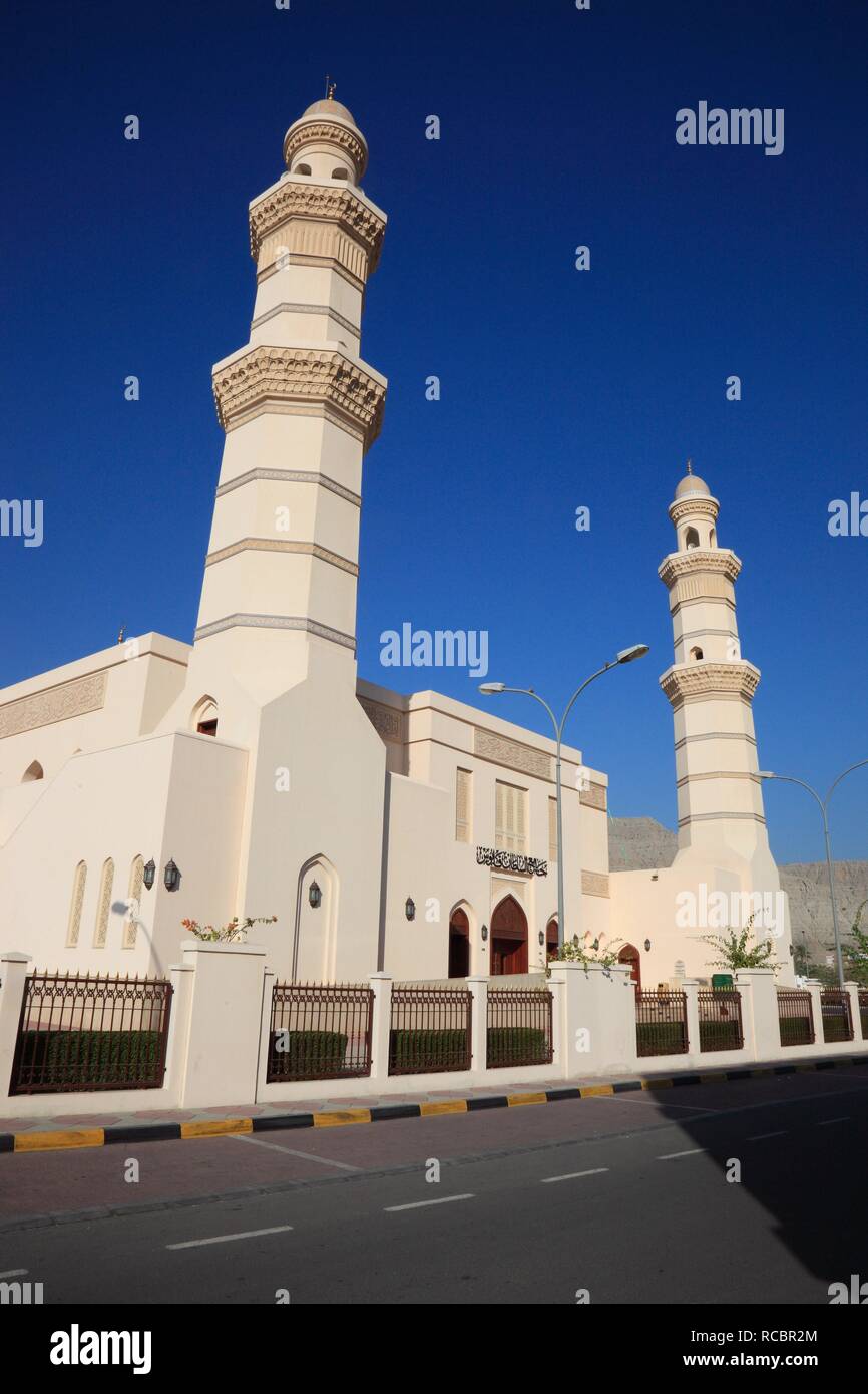 Friday Mosque of al-Khasab, Khasab, in the Omani enclave of Musandam ...