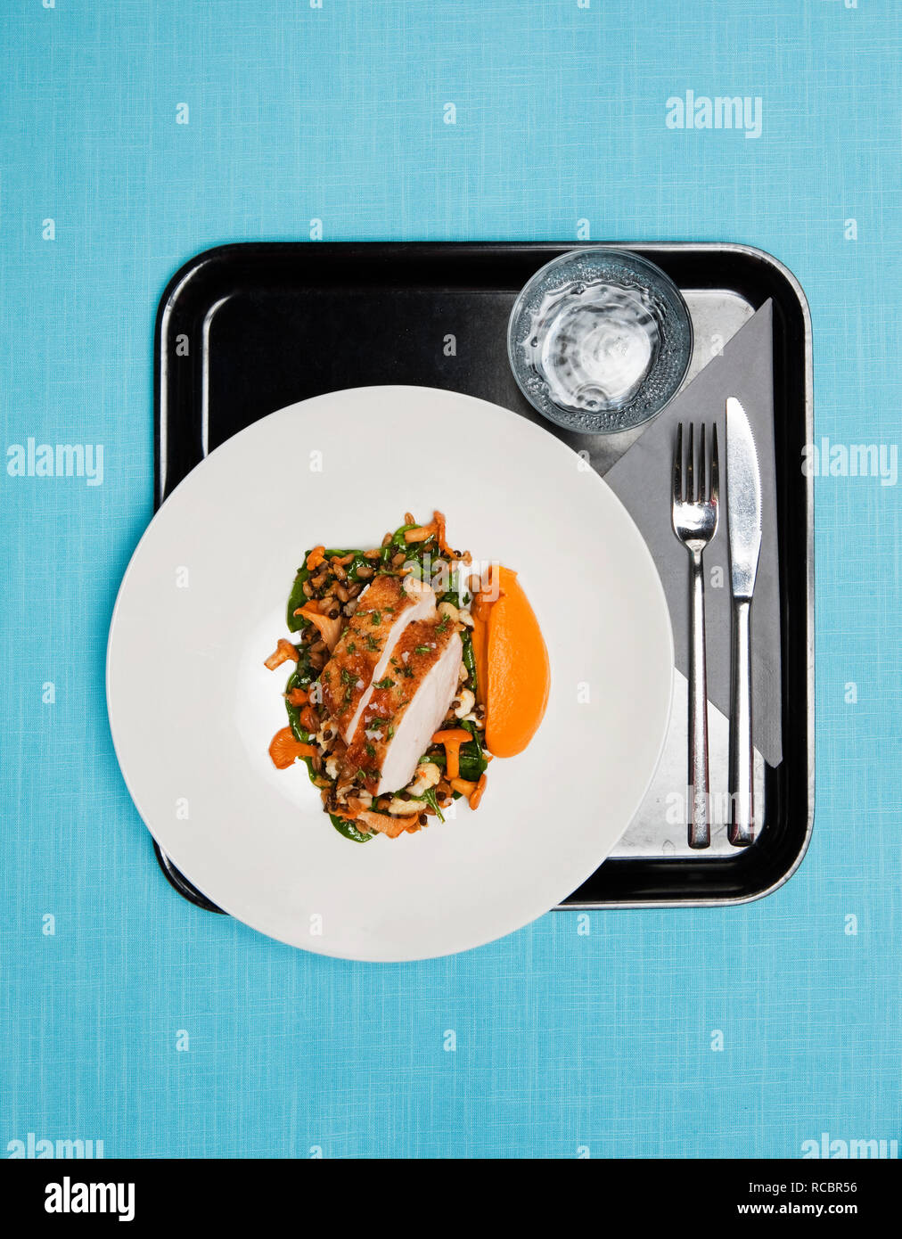 Meal on plate Stock Photo - Alamy