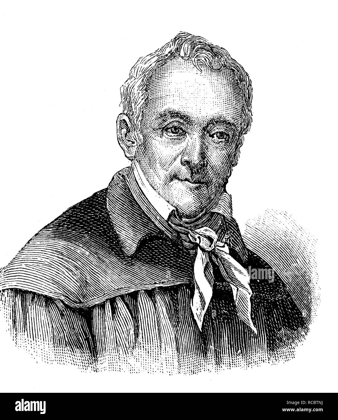 Ernst Moritz Arndt, 1769 - 1860, a German writer and member of the ...