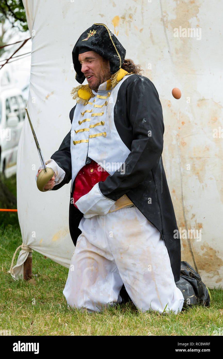 Joel Hicks Acting As Human Target At The World Egg Throwing ...