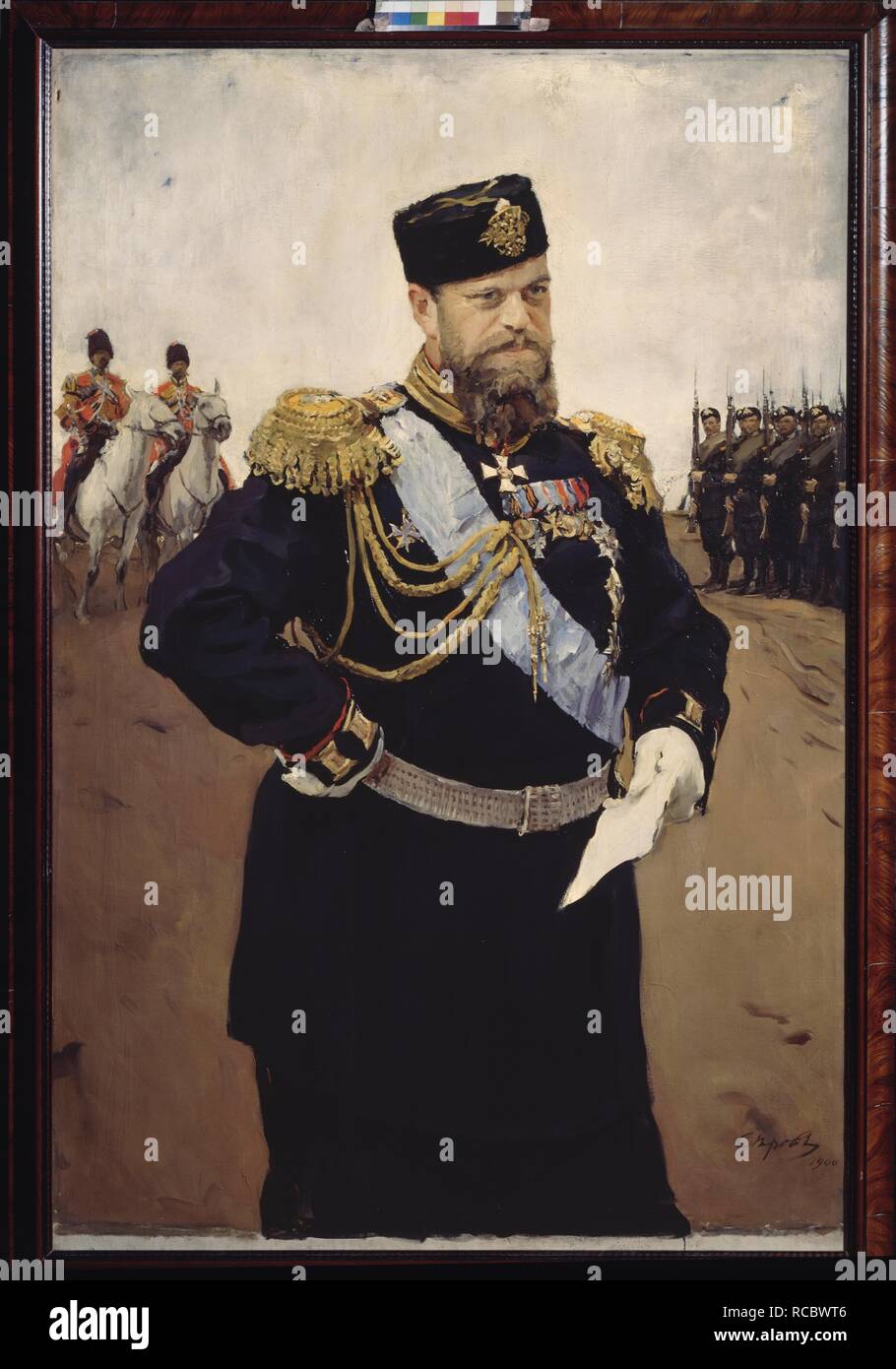 Portrait of the Emperor Alexander III (1845-1894). Museum: State ...