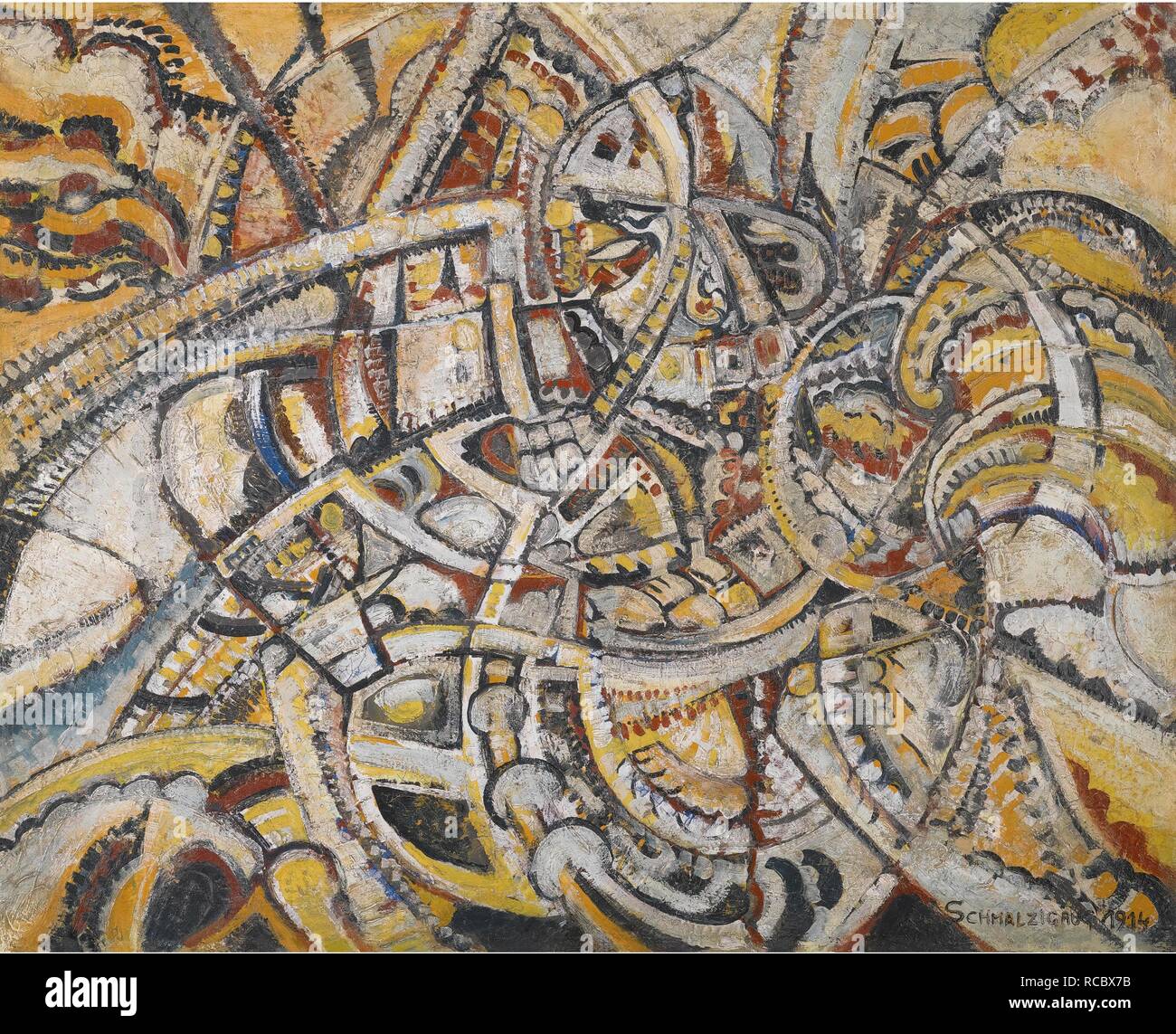 Composition Futuriste. Museum: PRIVATE COLLECTION. Author: Schmalzigaug ...