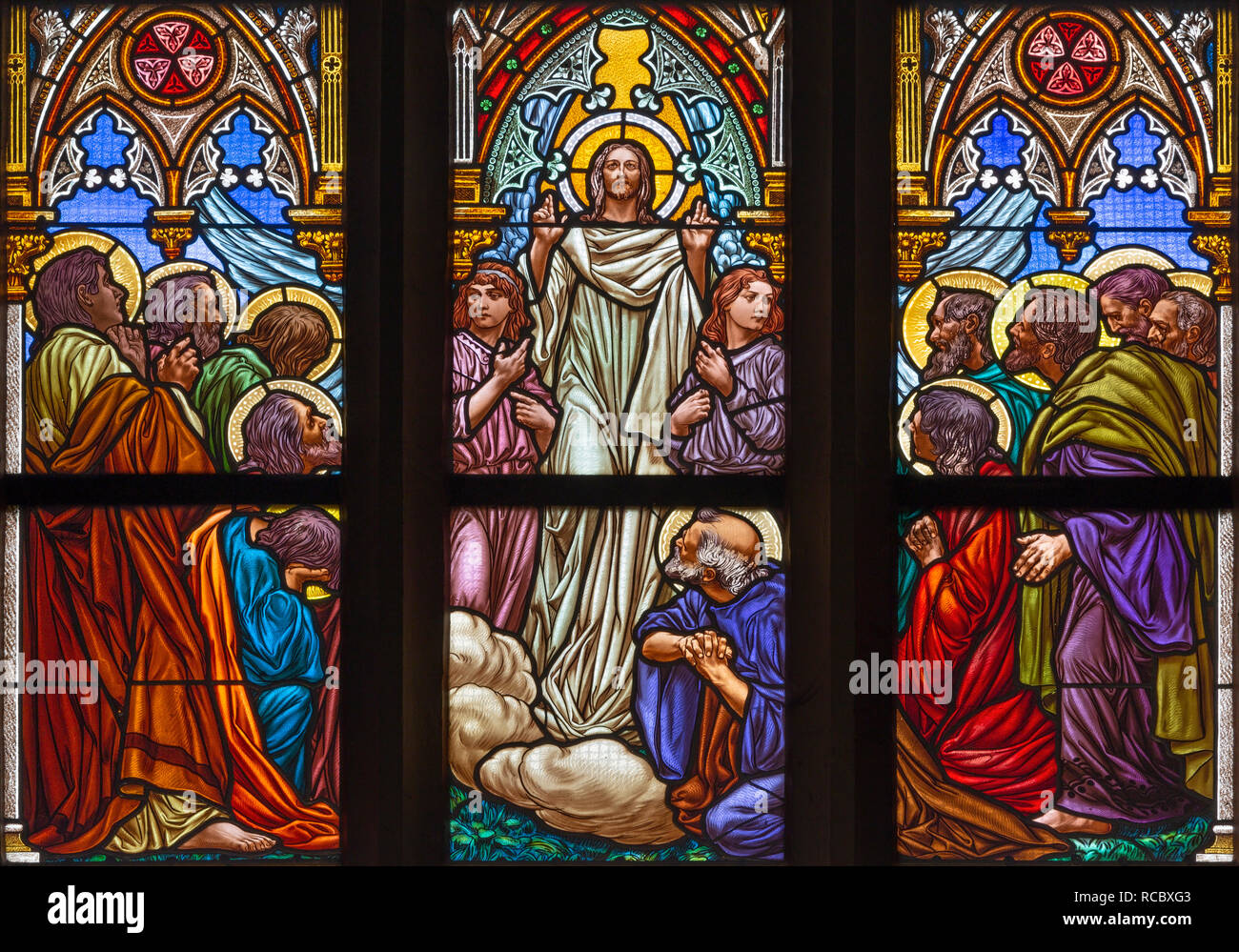 The ascension stained glass hi-res stock photography and images - Alamy