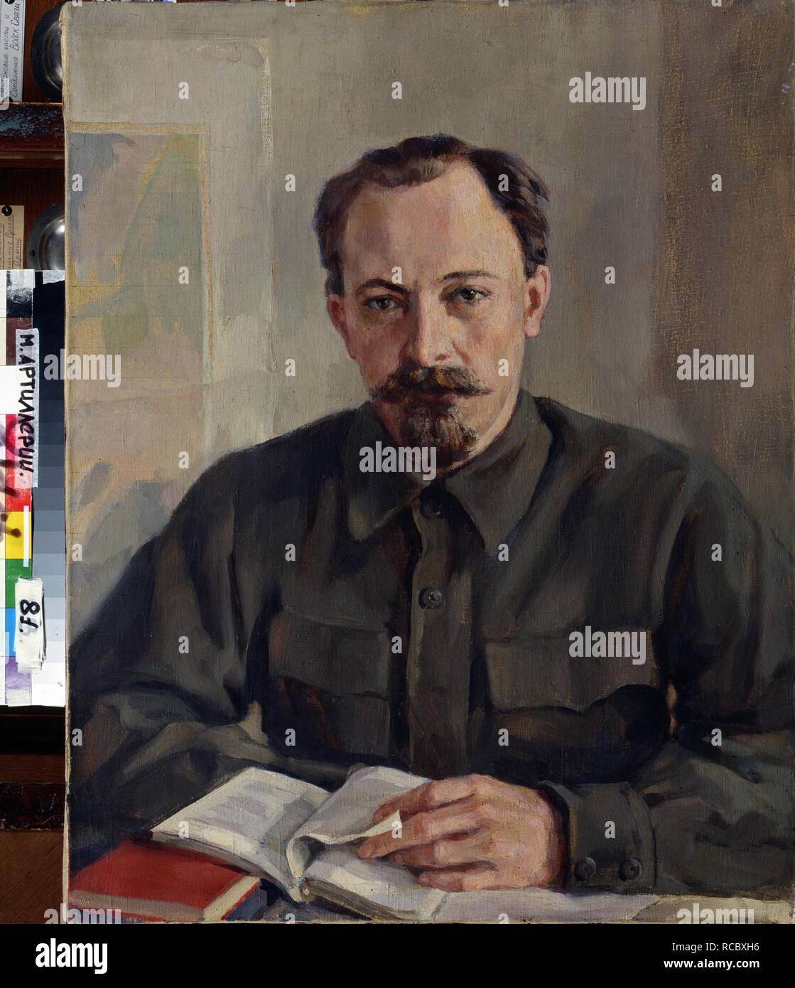 Portrait of the politician Felix E. Dzerzhinsky (1877-1926), the ...