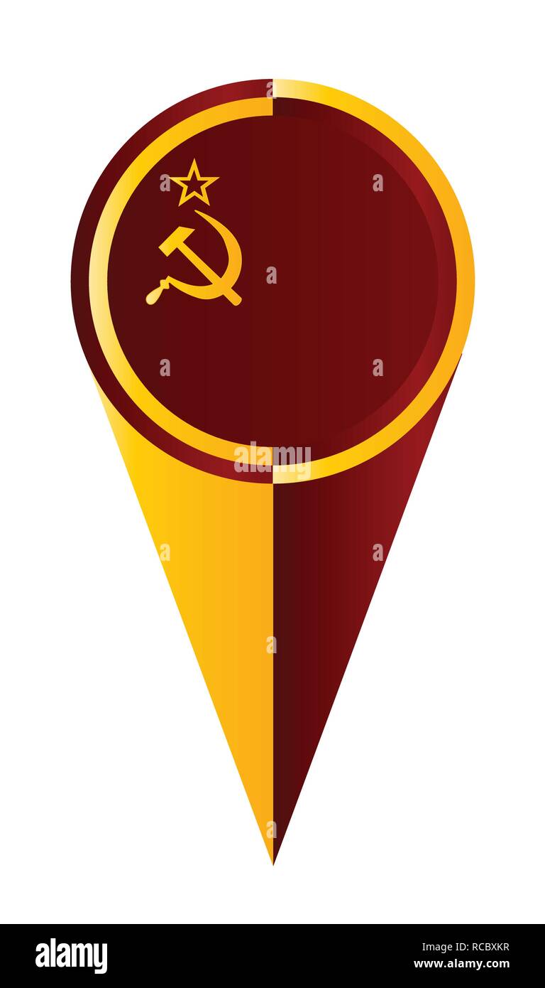 Ussr map flag hi-res stock photography and images - Alamy