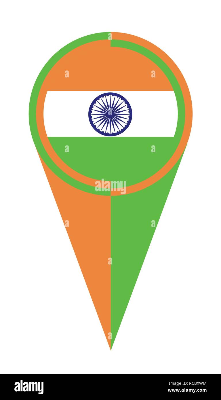 India flag circle Stock Vector Images - Alamy