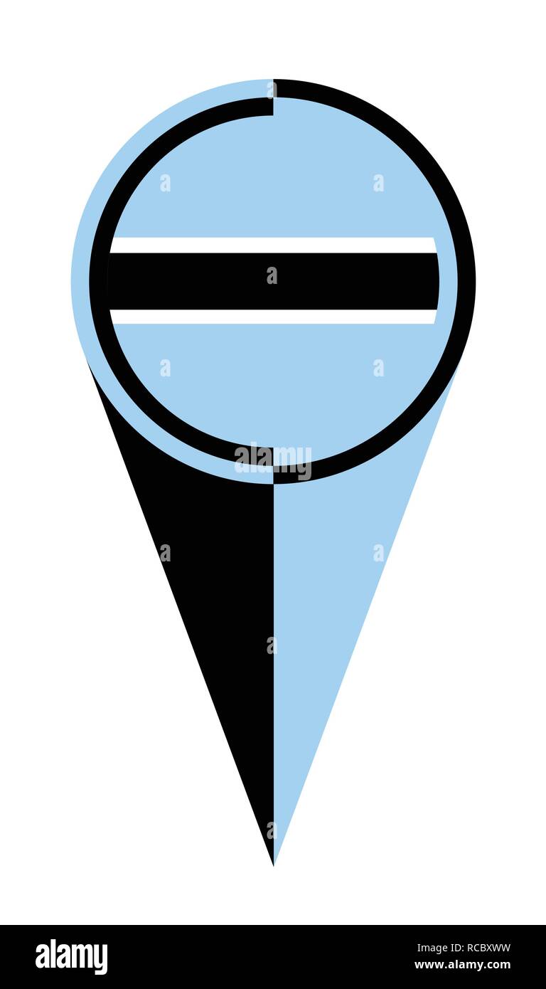 Botswana map Cut Out Stock Images & Pictures - Alamy