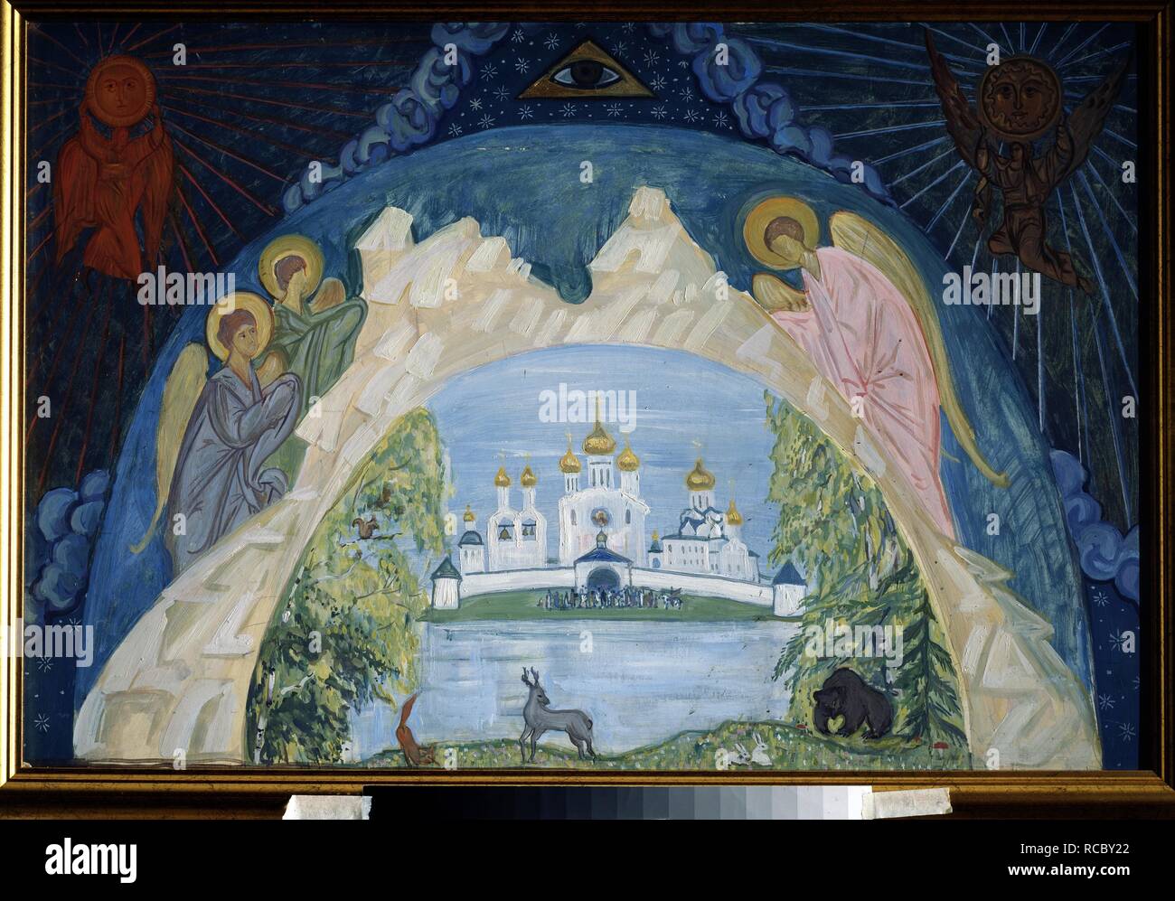 Les Masques. Museum: PRIVATE COLLECTION. Author: Ryabushinsky, Nikolai ...