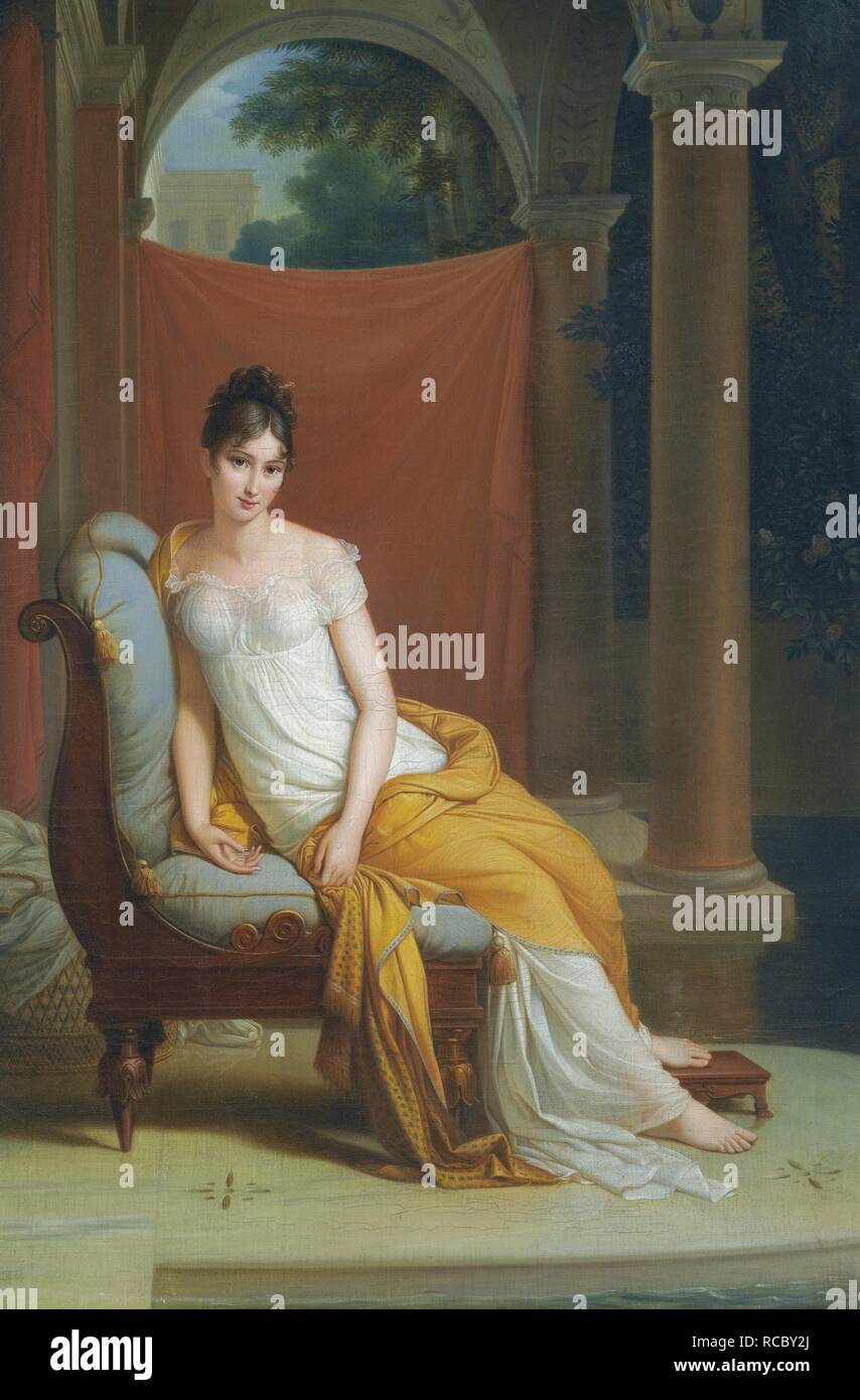 Portrait of Madame Récamier, née Julie Bernard (1777-1849). Museum: PRIVATE COLLECTION. Author ...