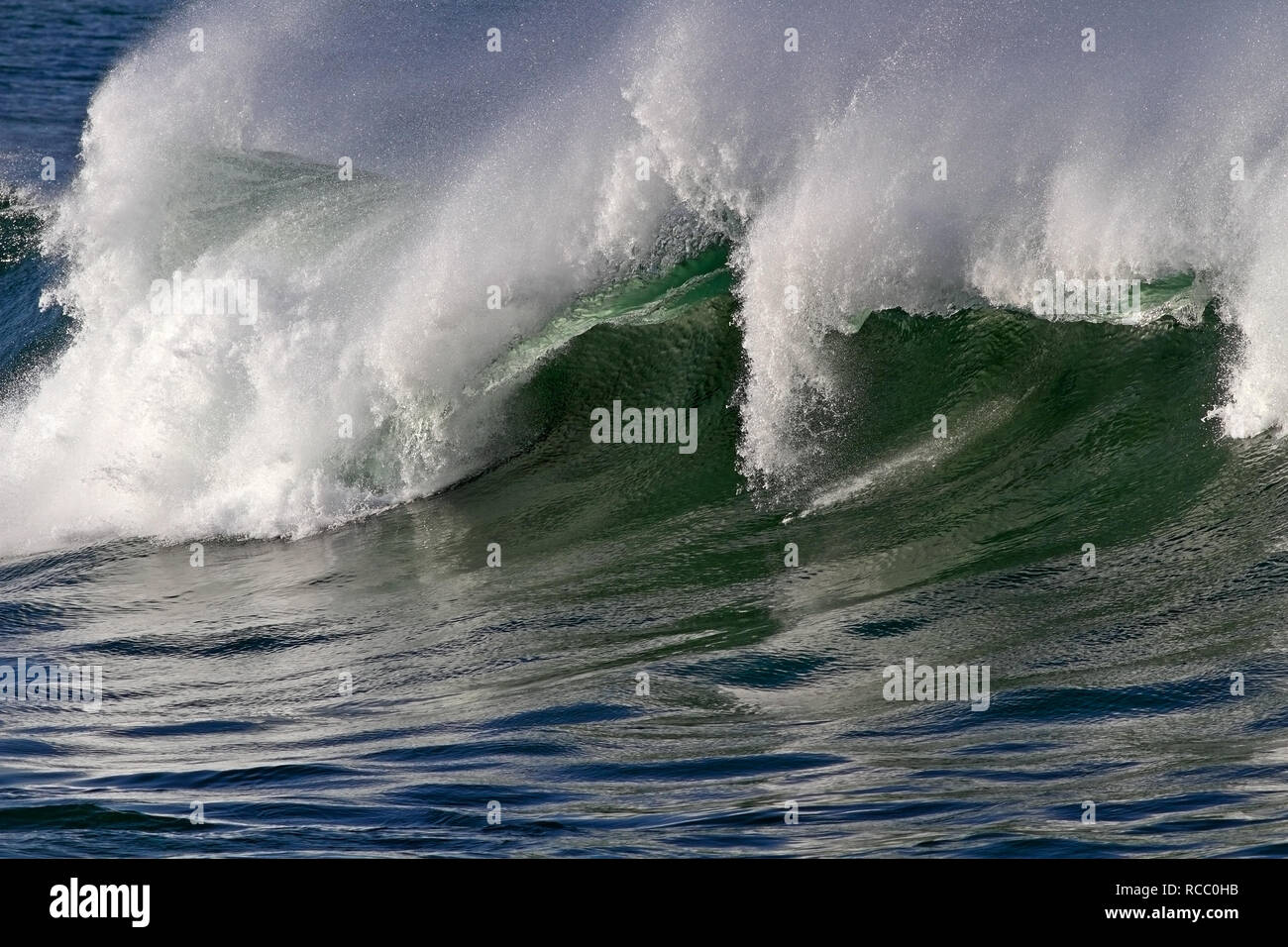 Tsunami wave crashing hi-res stock photography and images - Alamy