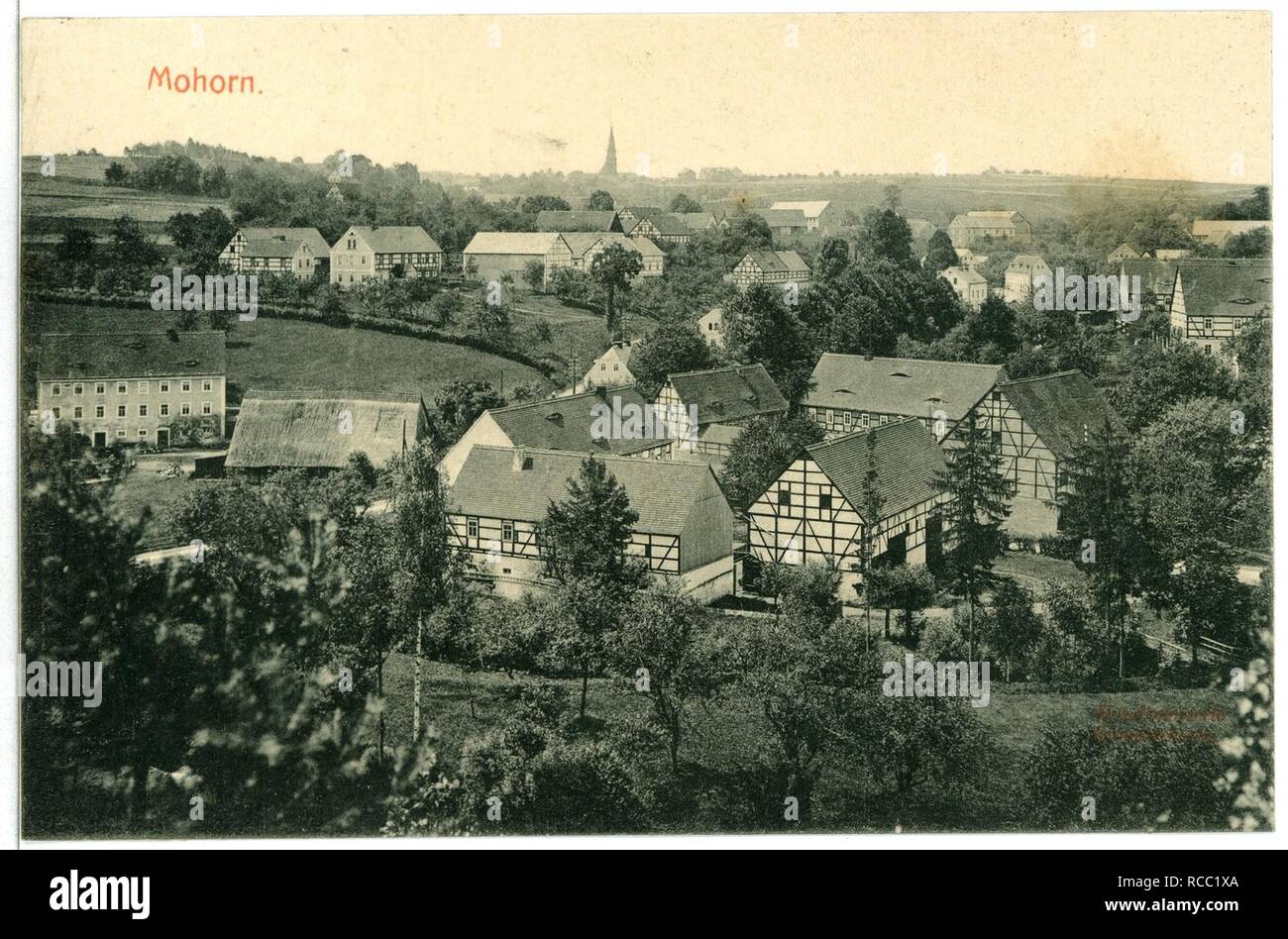 1910 postcards of sachsische schweiz osterzgebirge hi-res stock ...