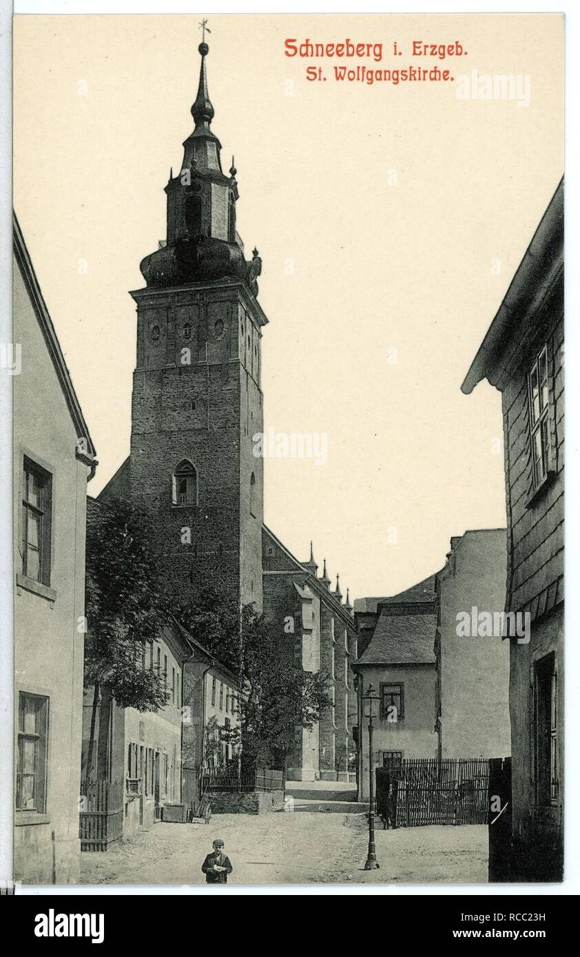 Buildings in schneeberg erzgebirge hi-res stock photography and images ...
