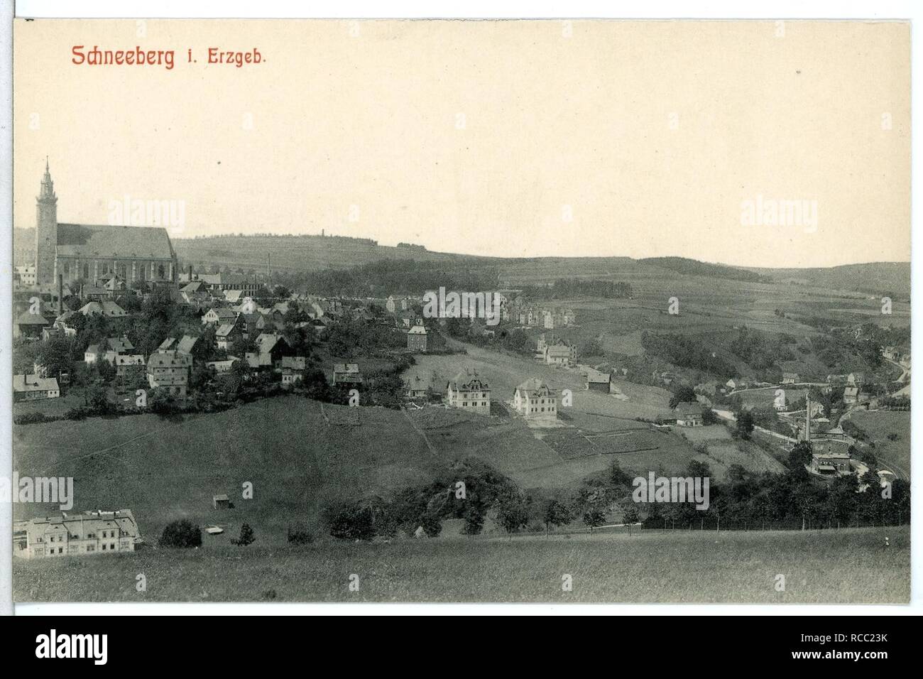Buildings in schneeberg erzgebirge hi-res stock photography and images ...