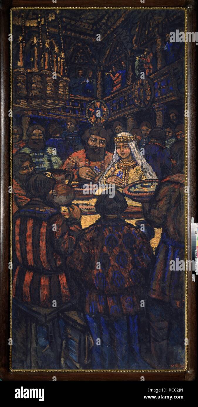 The Wedding of the Grand Duke Vladimir I. Svyatoslavich (Triptych ...