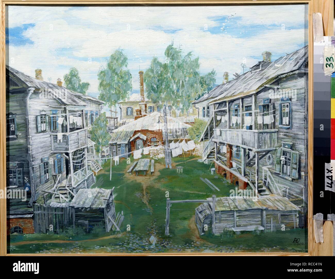 Stage design for the feature film The third Rome. Museum: State Museum ...