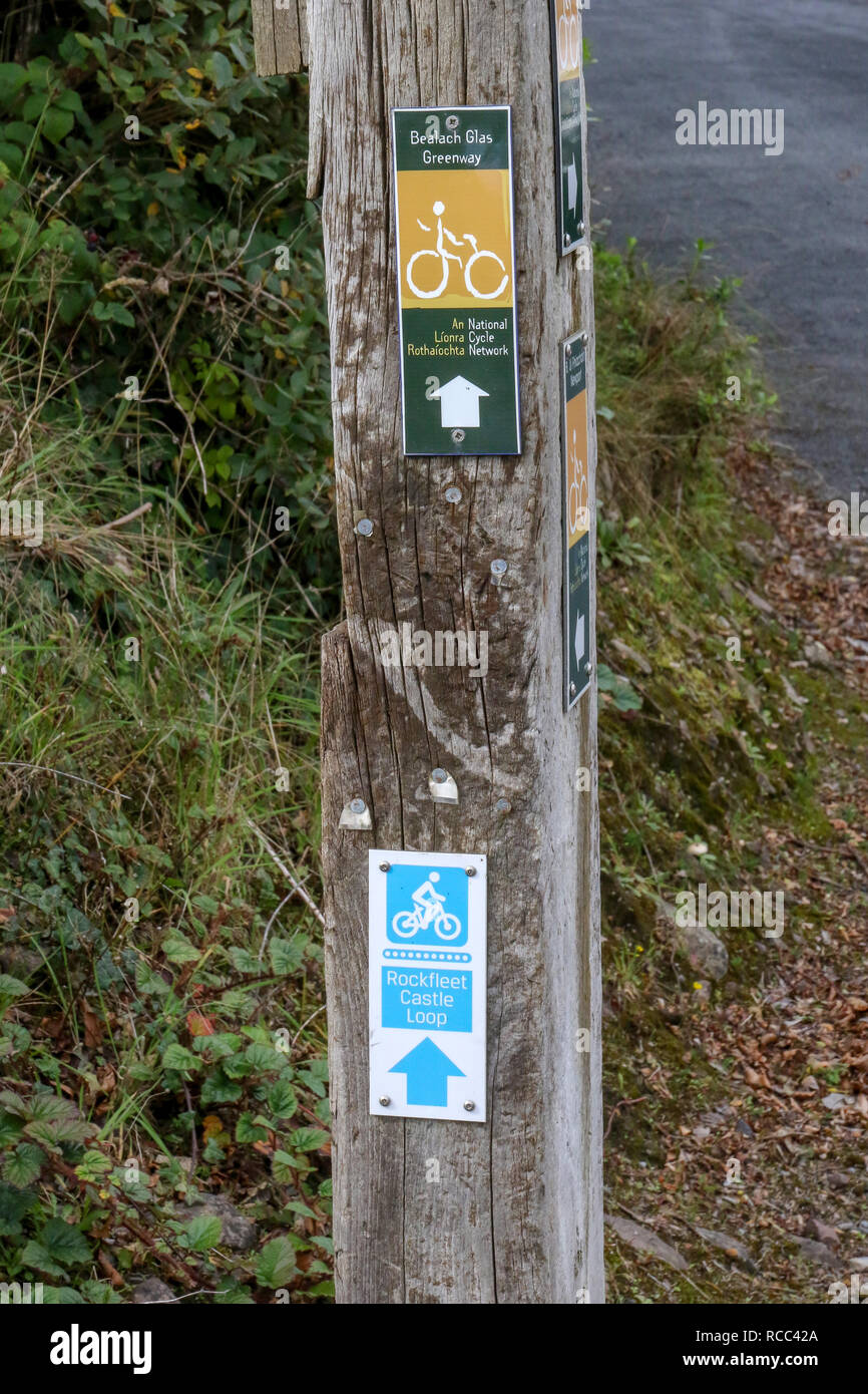 Cycling former railway line ireland hi-res stock photography and images ...