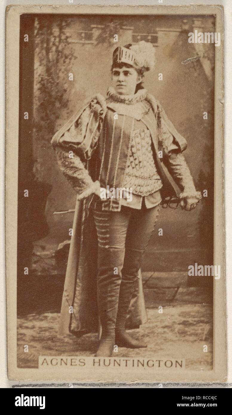 Agnes Huntington, from the Actors and Actresses series (N45, Type 8 ...