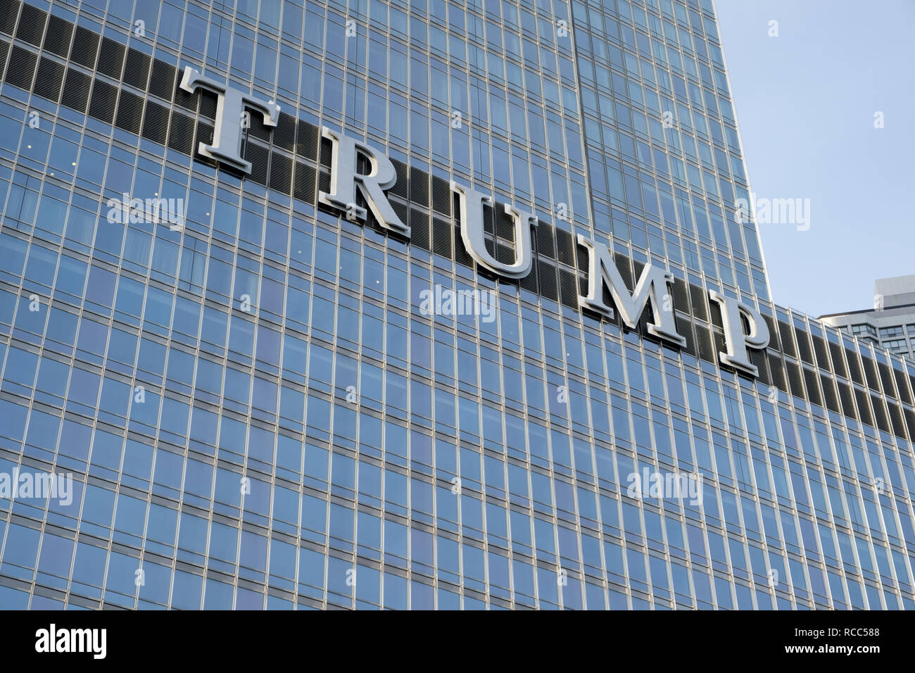 The Trump International Hotel Tower in Chicago Stock Photo - Alamy