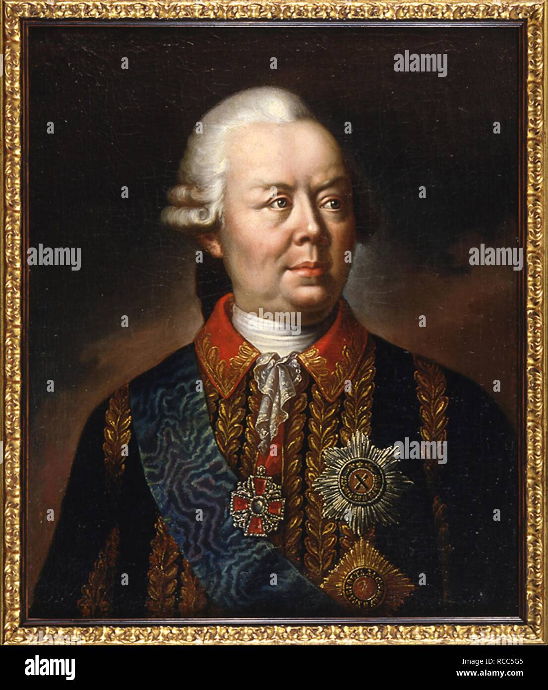 Portrait of Field-Marshal Count Pyotr Alexandrovich Rumyantsev ...