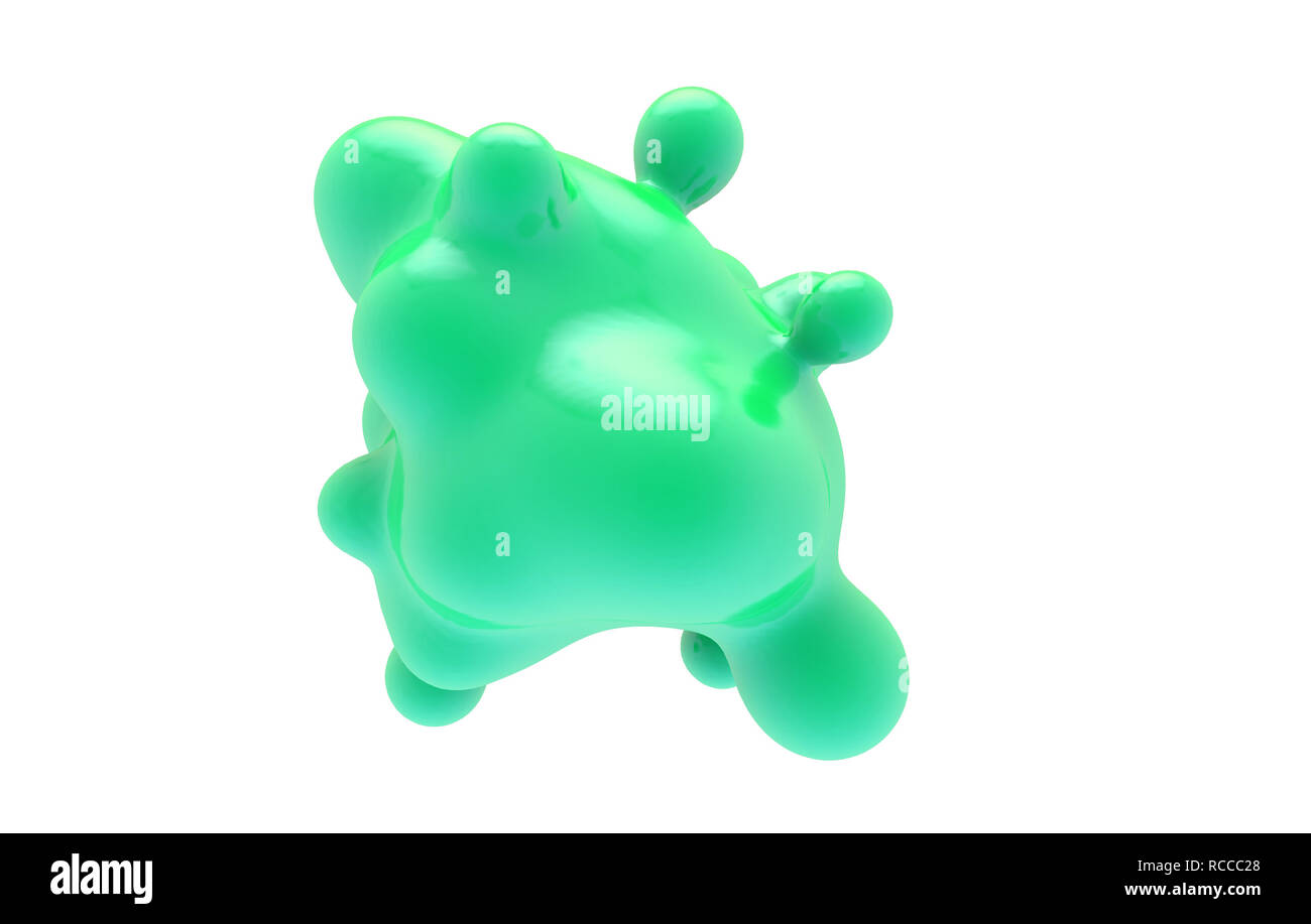 Abstract fluid blob compositions background. colorful liquid shape 3D ...