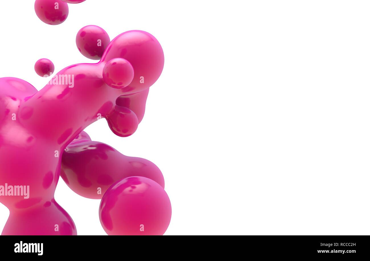 Abstract fluid blob compositions background. colorful liquid shape 3D ...