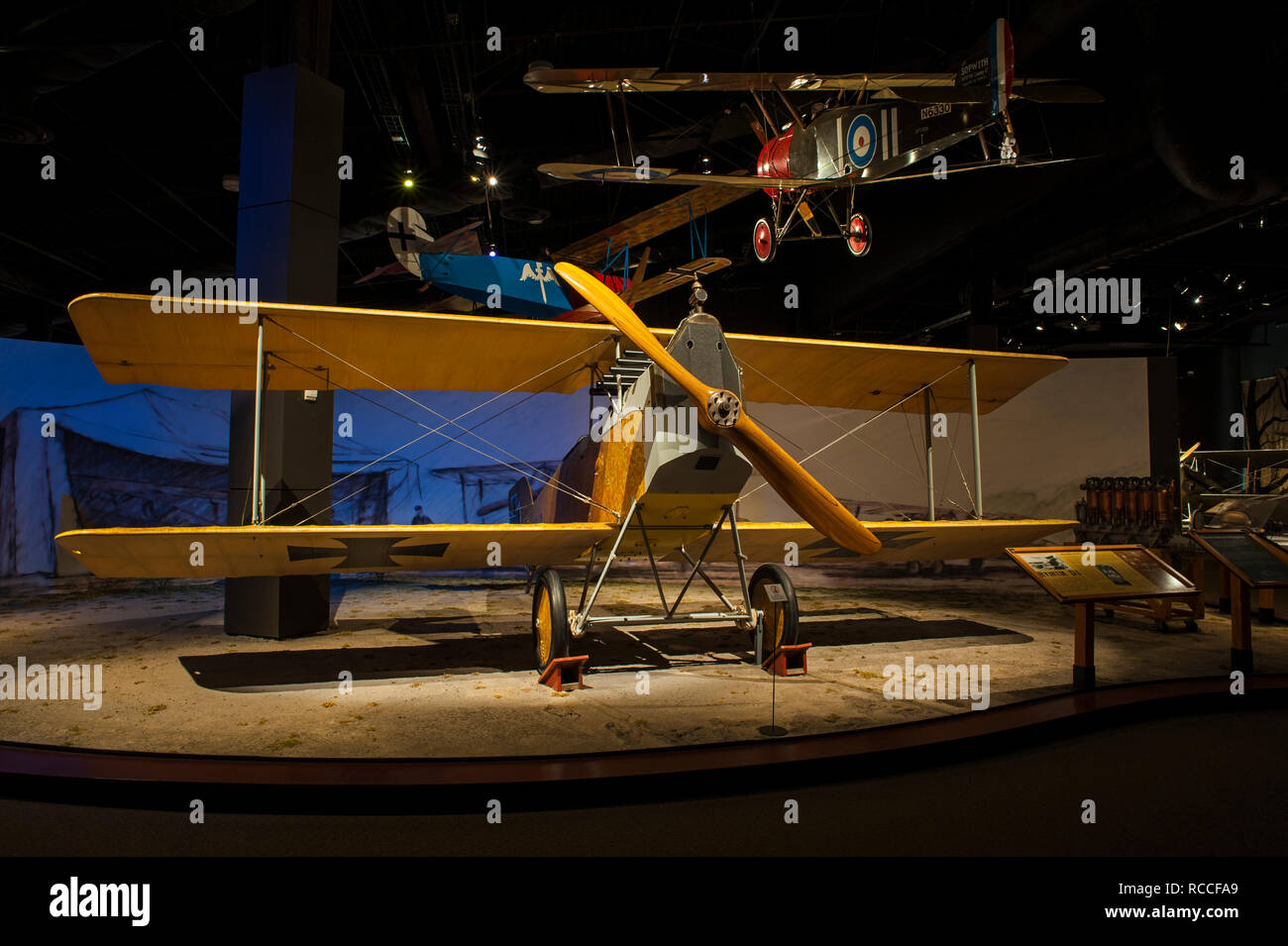 Boeing Museum Of Flight gallery of historical planes Stock Photo - Alamy