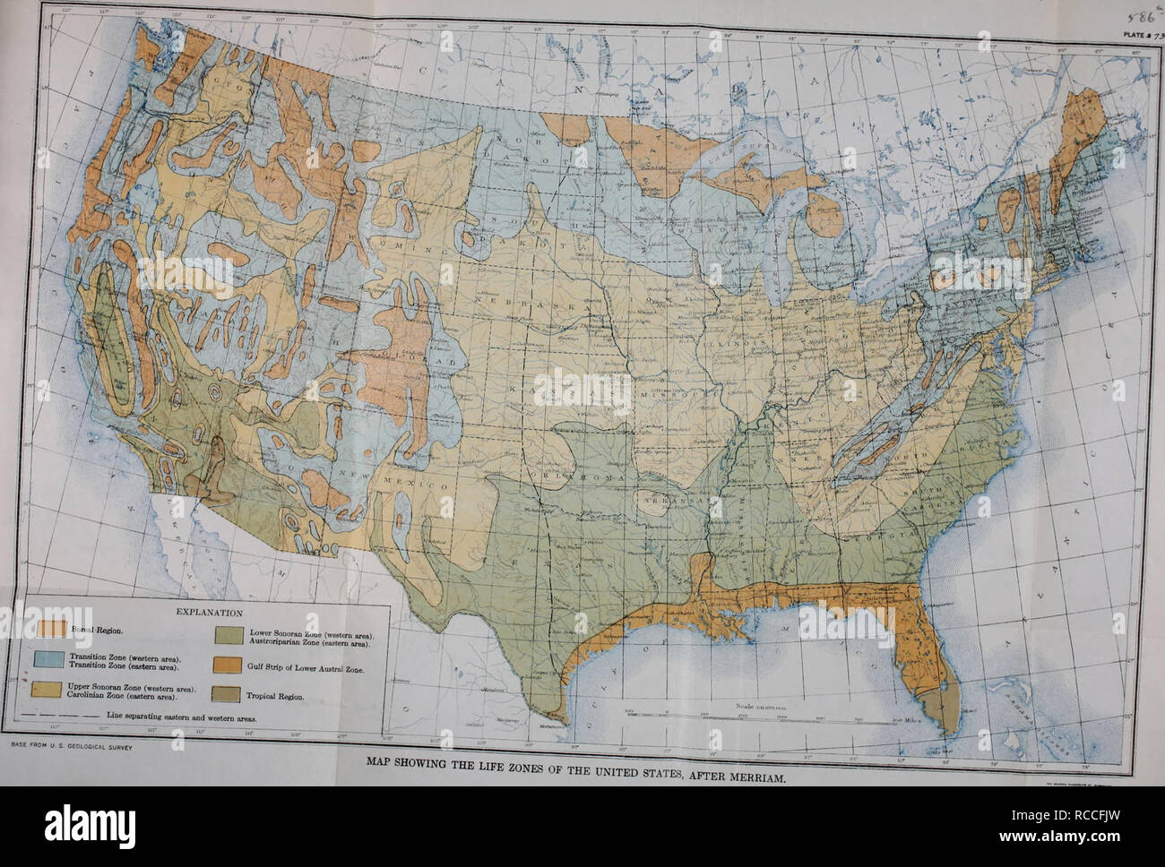 Vegetation map united states hi-res stock photography and images - Alamy
