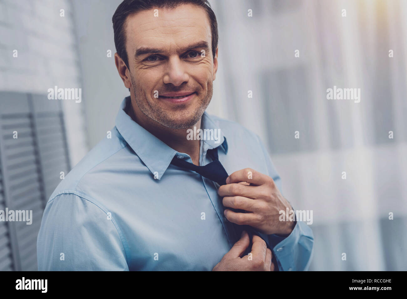 Handsome leadership hi-res stock photography and images - Alamy