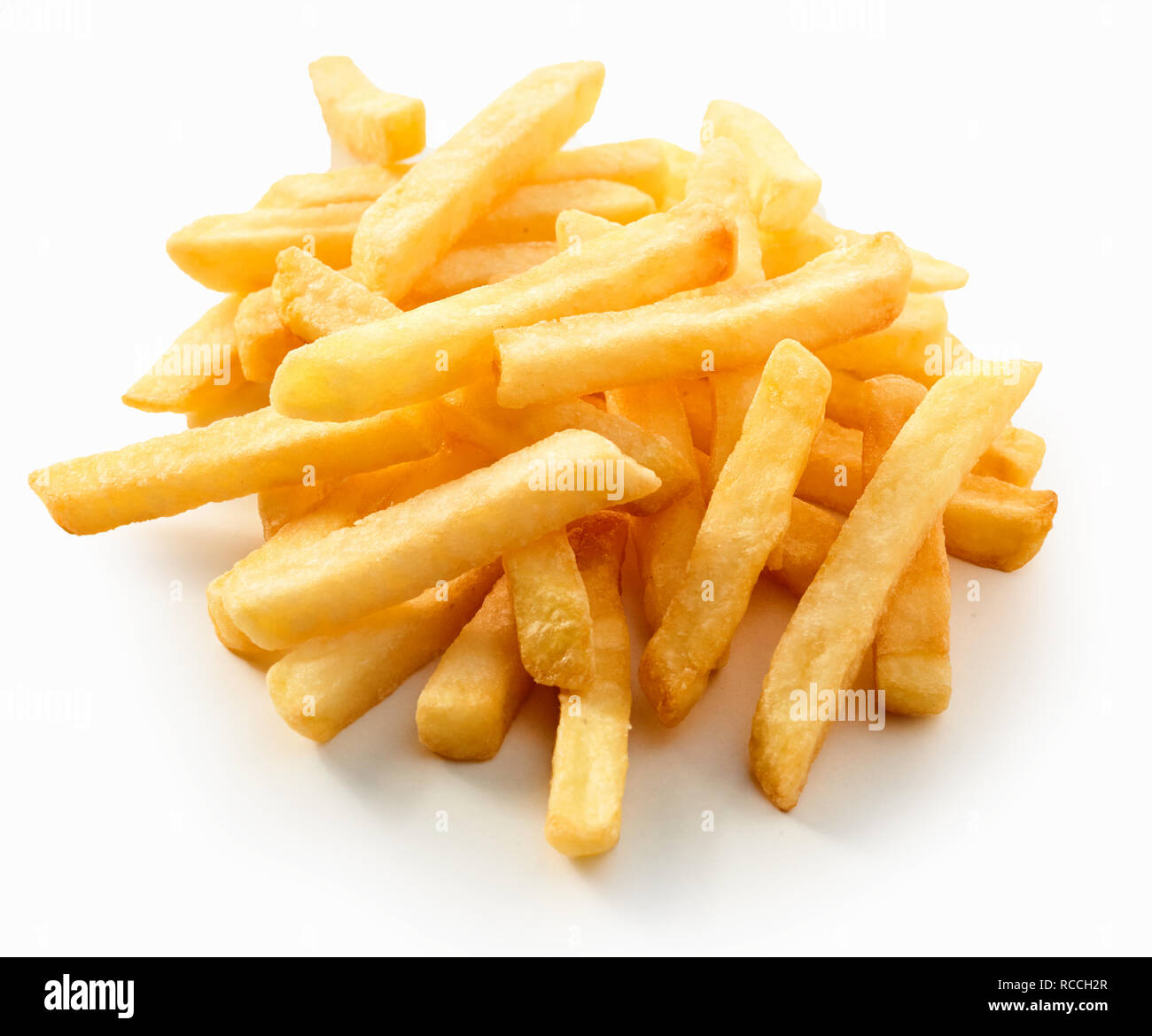 Healthy fresh golden crispy oven baked pommes frites or potato chips ...