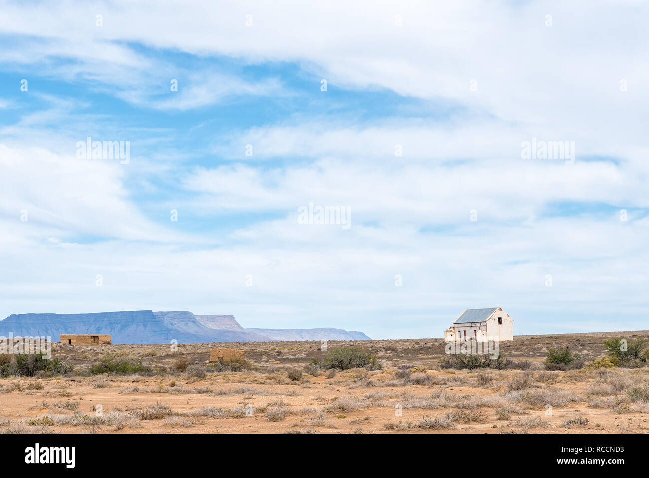 An old ruin in the Tankwa Karoo in the Northern Cape Province Stock ...