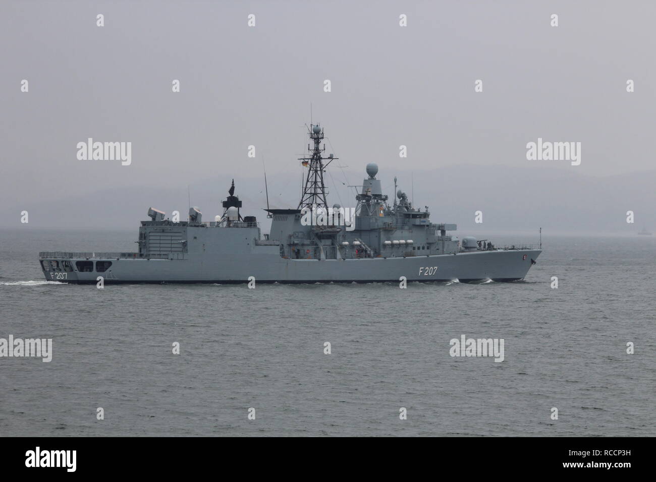 FGS Bremen (F207), a Bremen-class (or F122-class) frigate operated by ...