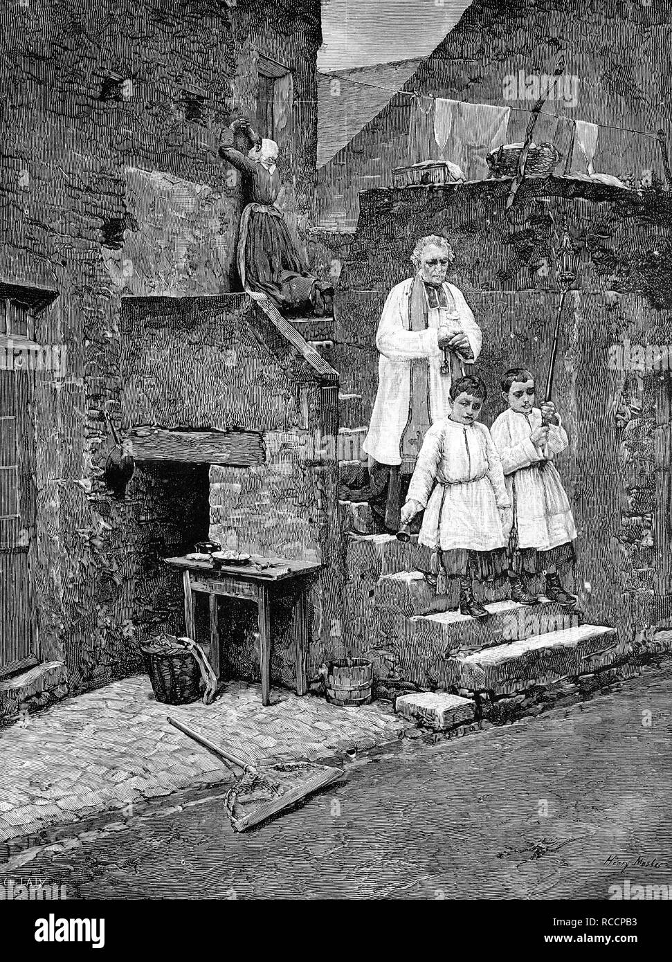 People altar Black and White Stock Photos & Images - Alamy