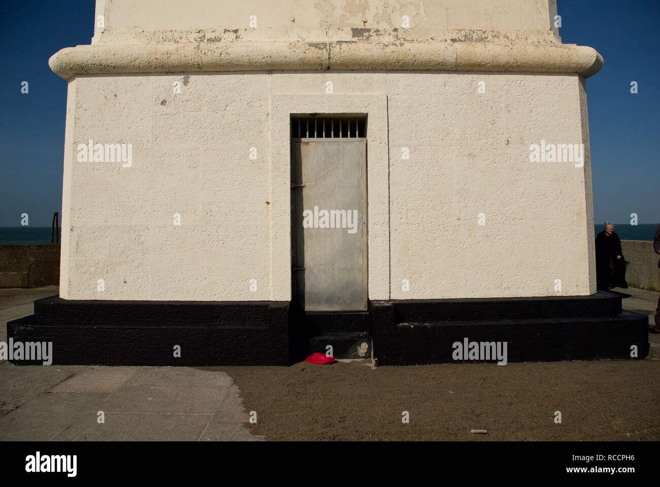 The Holyhead Breakwater Lighthouse, Holyhead, Anglesey, North Wales, UK ...