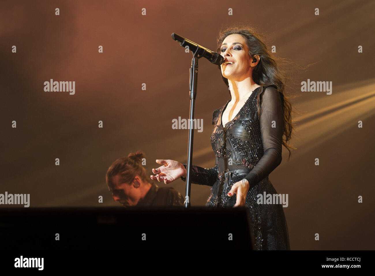 Spanish singer Malu performs at the WiZink Center Featuring: Malu Where ...
