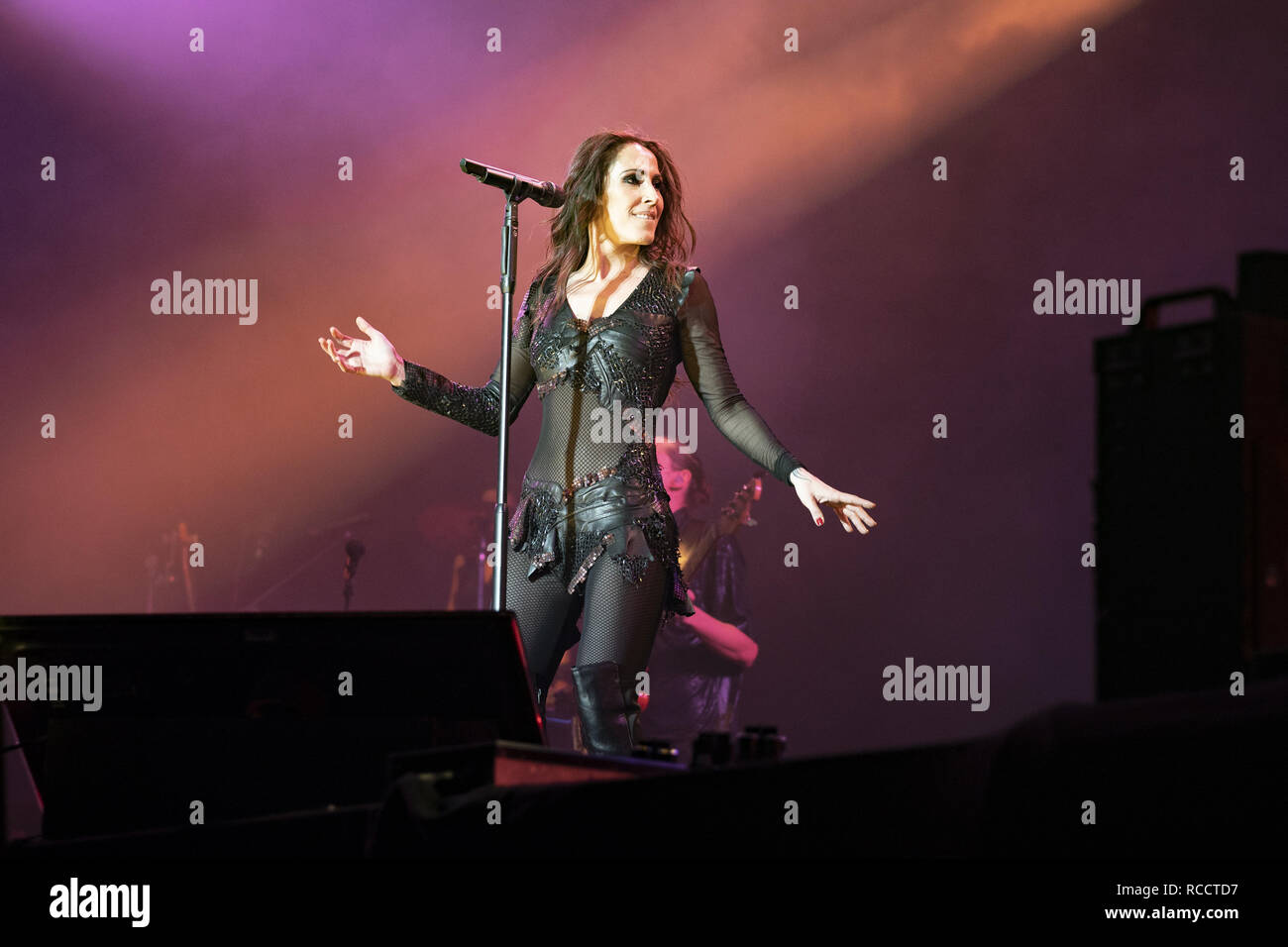 Spanish singer Malu performs at the WiZink Center Featuring: Malu Where ...