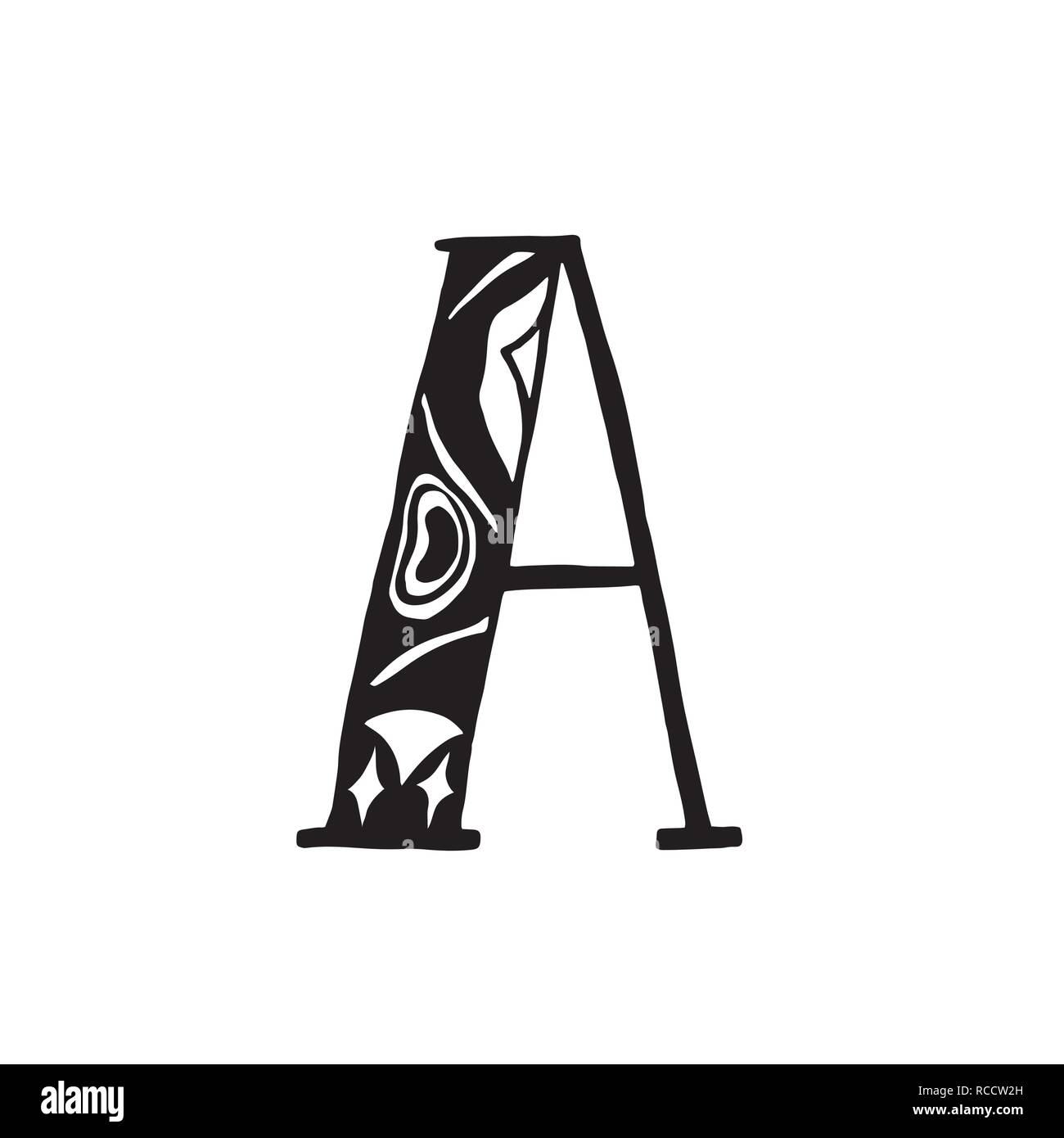 Vector hand drawn typeface Stock Vector Image & Art - Alamy