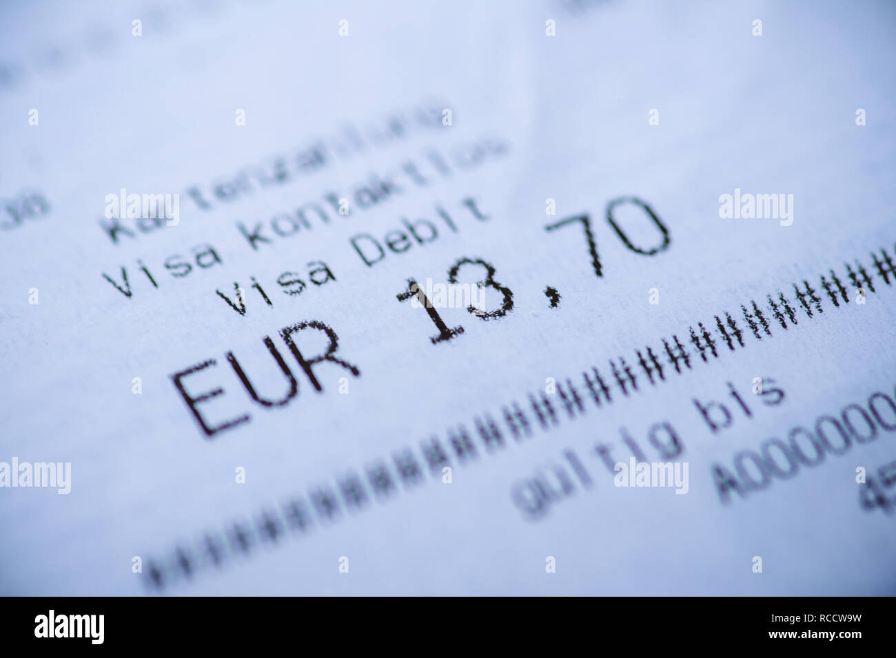 Cash receipt design hi-res stock photography and images - Alamy