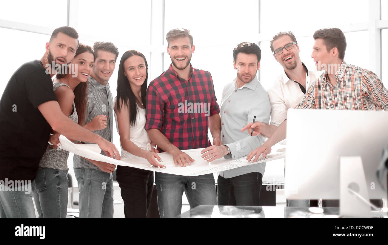 design team begins work on a new project Stock Photo - Alamy